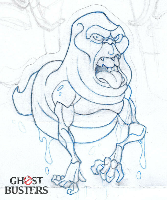 slimer coloring pages