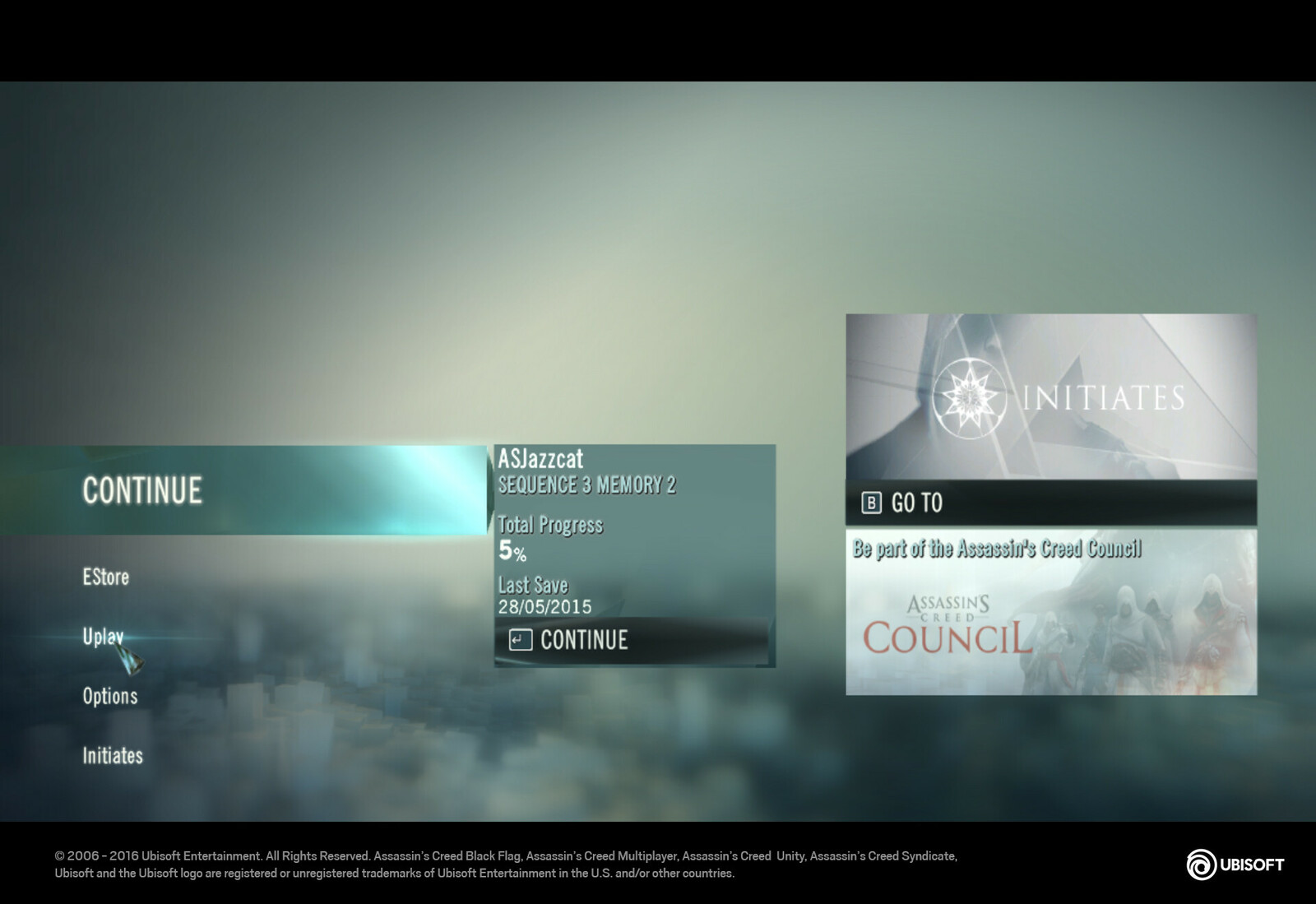 Andrii Shafetov - Portfolio - Assassin's Creed Unity - PC UI Design