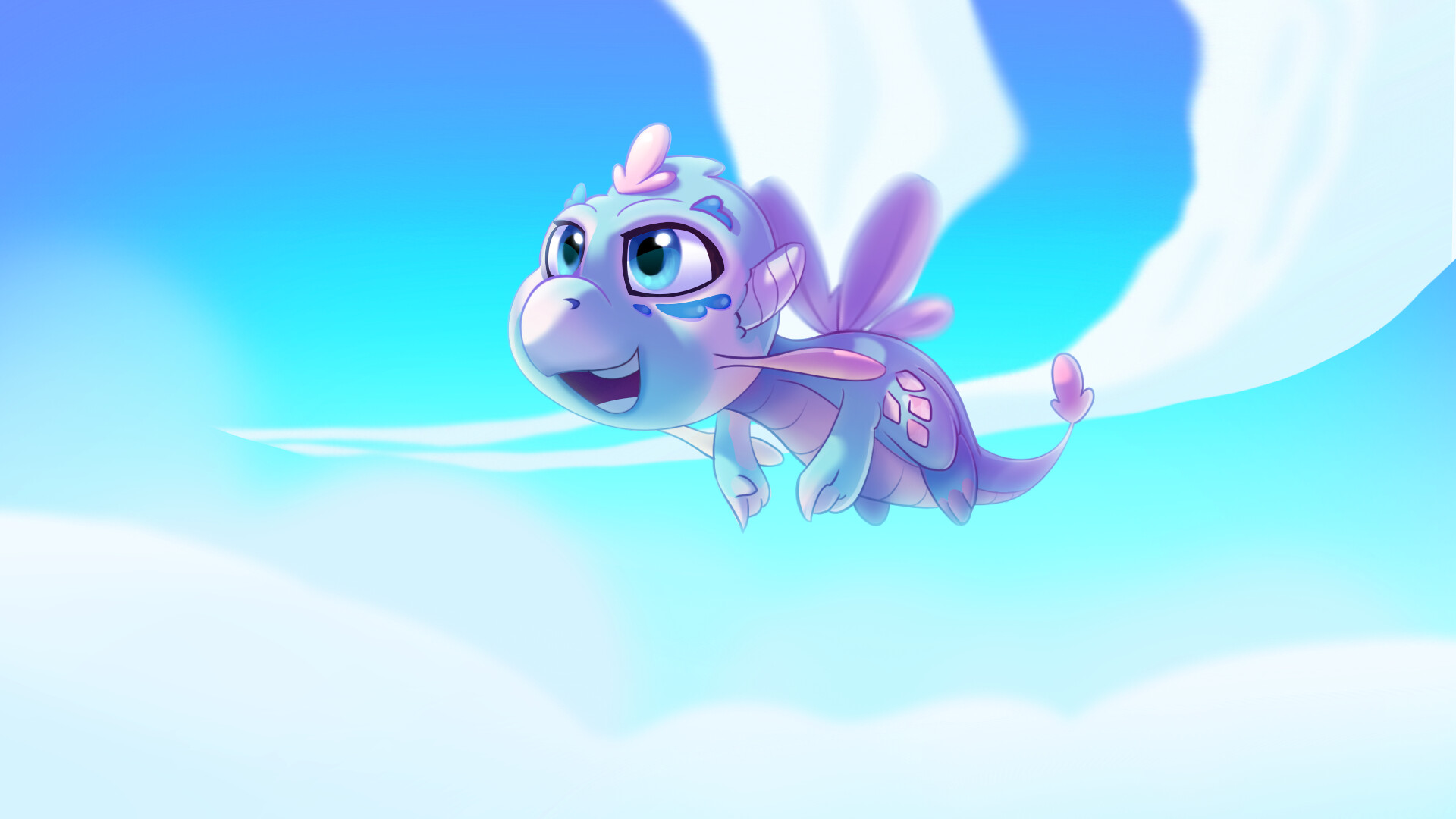 ArtStation - Flying Baby Dragon