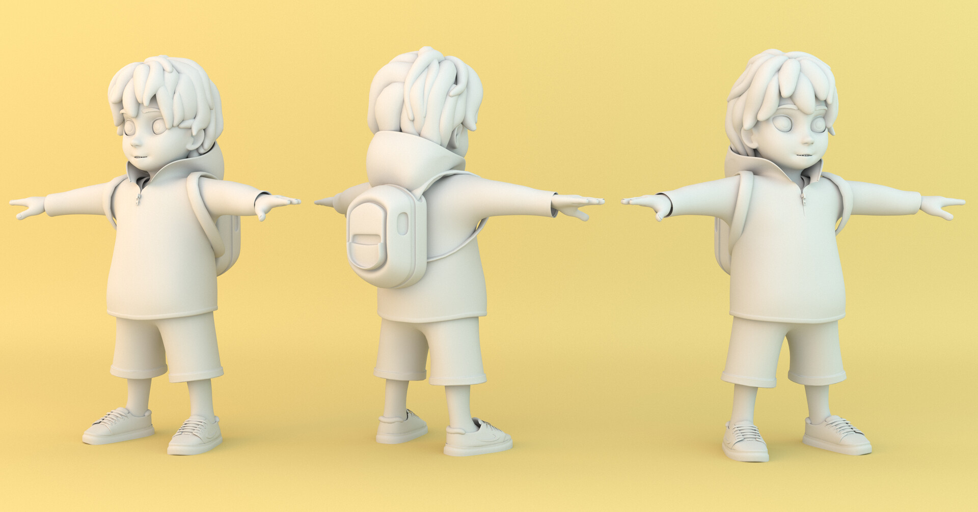 ArtStation - 3D Boy modelling and texture