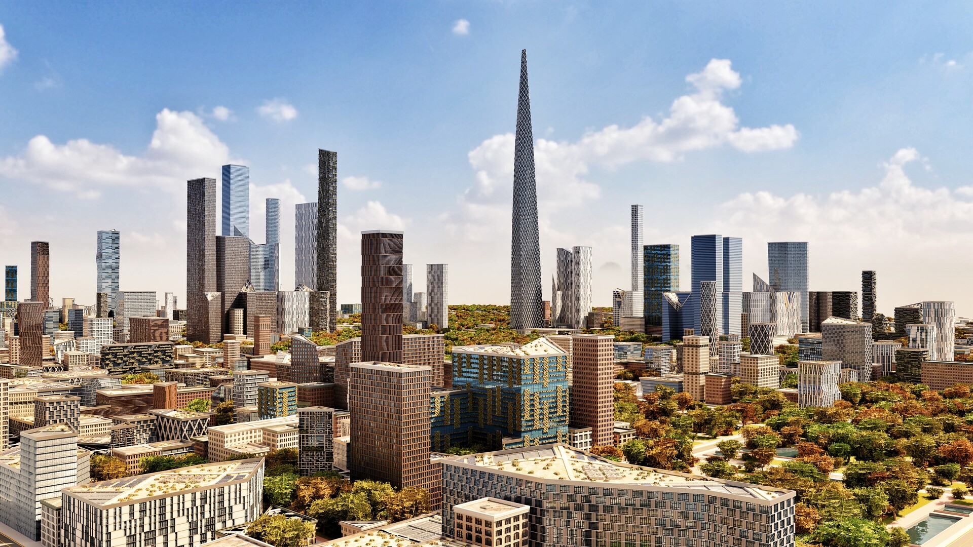 ArtStation - Blender Cycles Modular Modern City