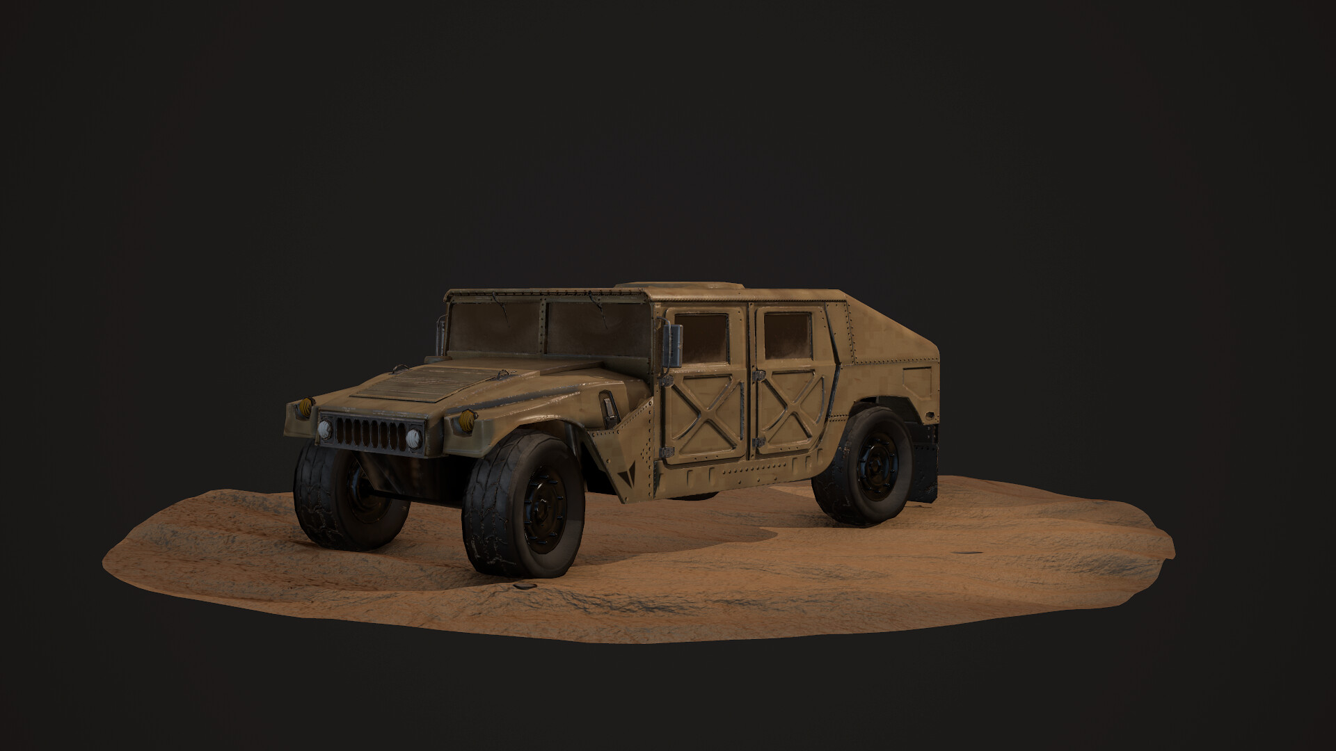 ArtStation - Humvee (Operation Black Mesa)