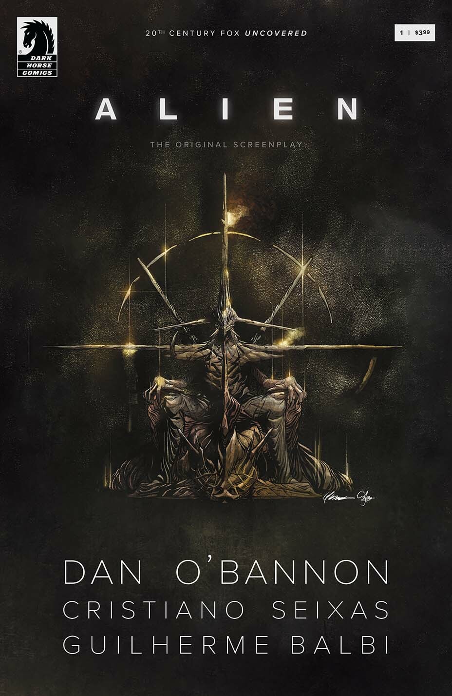 ArtStation - Alien Original sreenplay cover #1