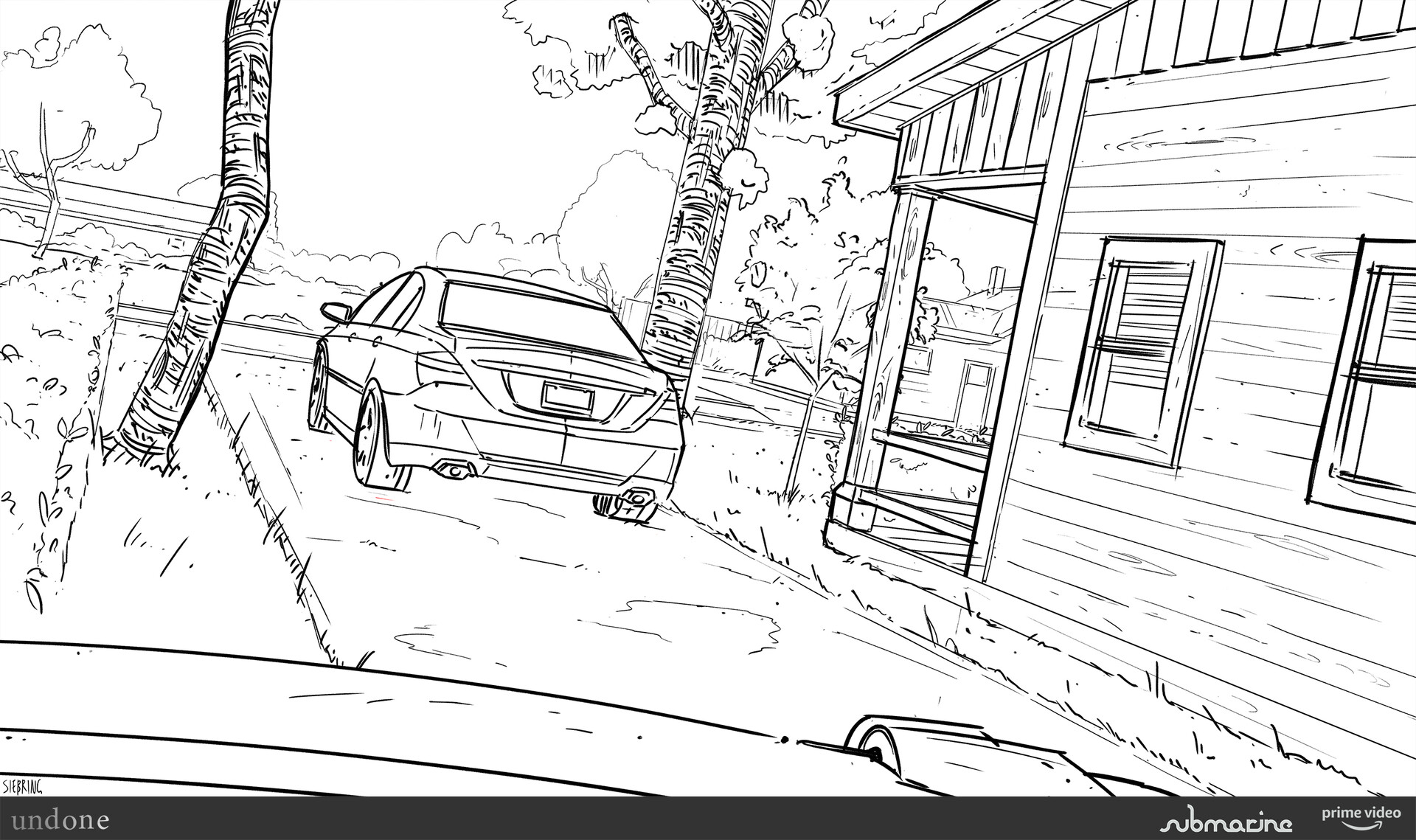 Eelco Siebring - Undone - Alma's house exterior