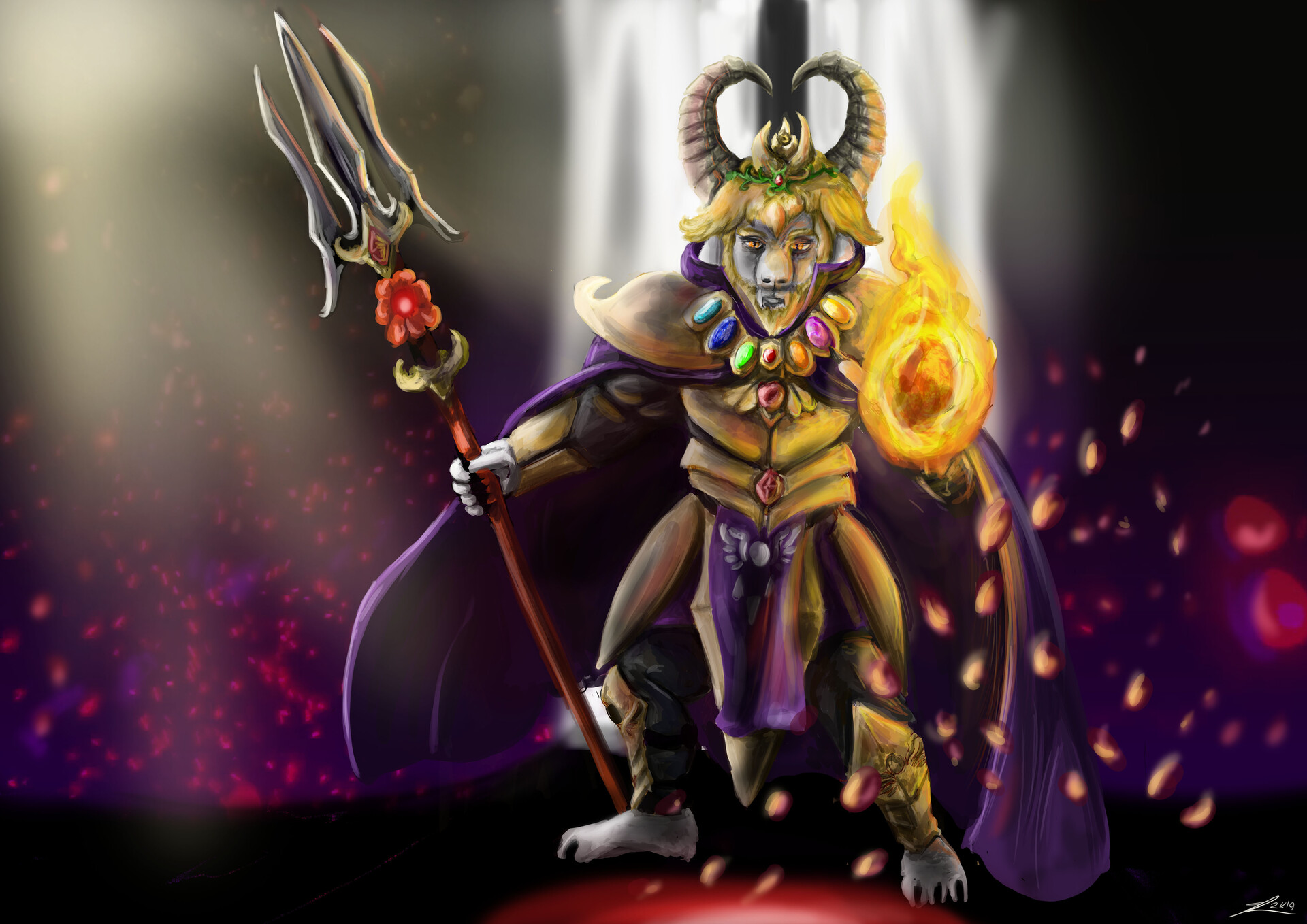 ArtStation - Asgore Dreemurr (Summer 2019)