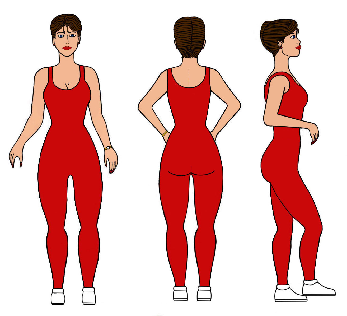 ArtStation - GirlTwistTightsShoes