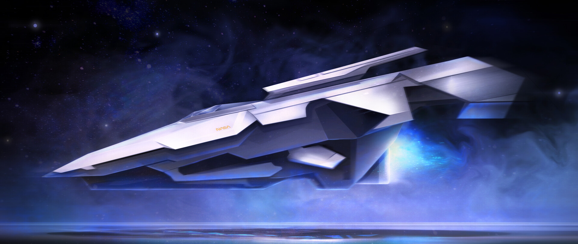 ArtStation - Ultra Sleek Spaceship