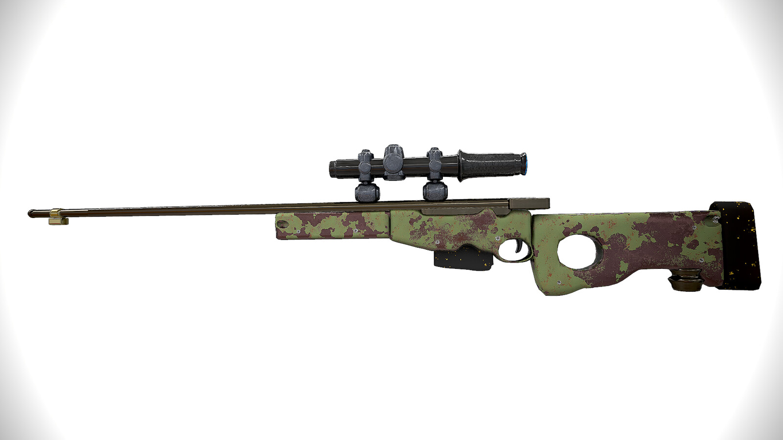 Sridharan Babu - AWM |Sniper | Gun 3D Model |High Poly