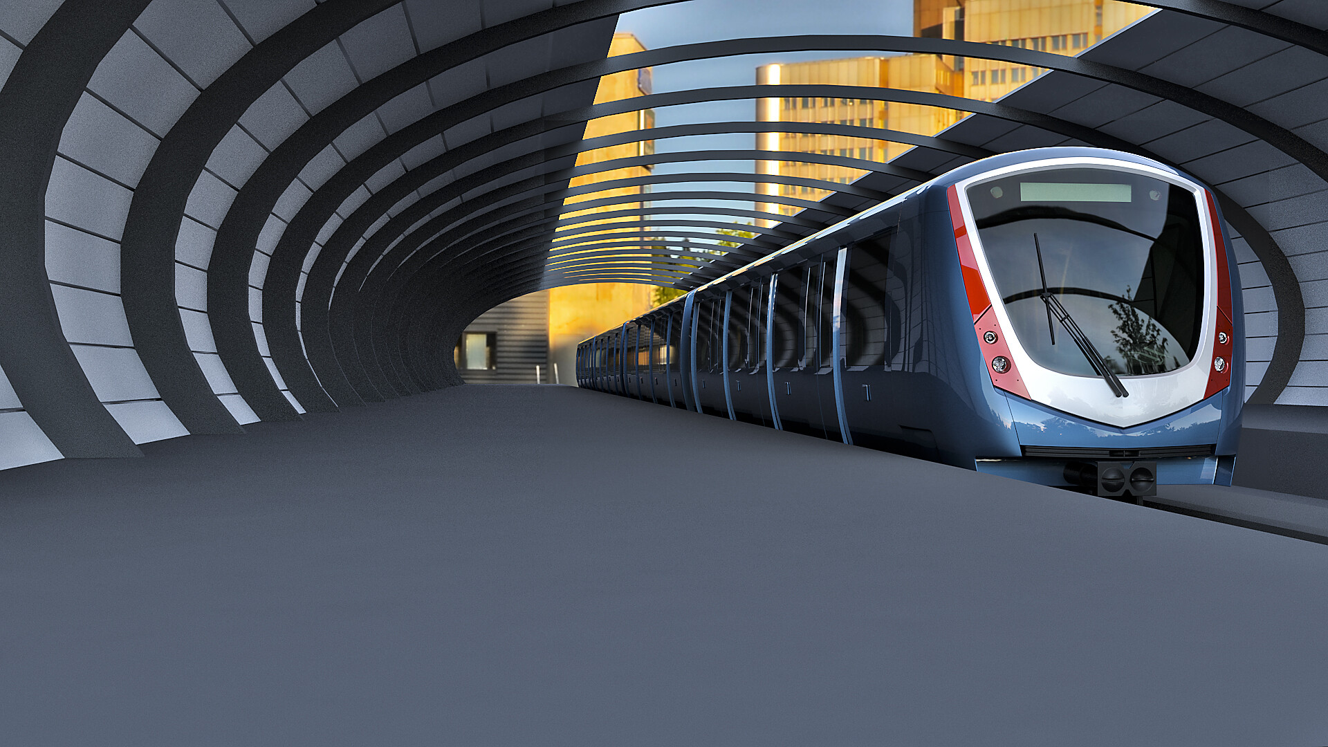 ArtStation - Bombardier Innovia Metro 300 3D model