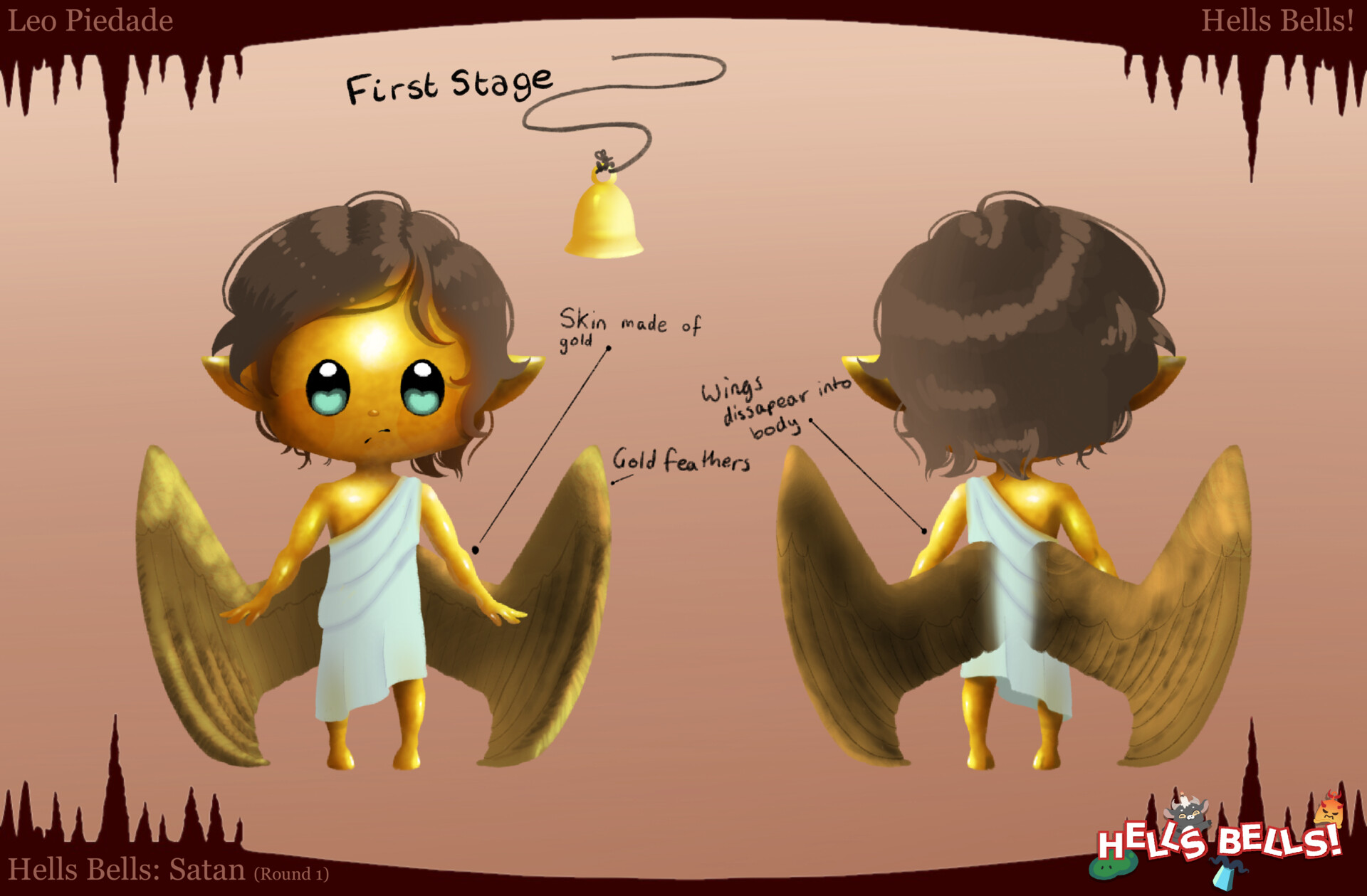 ArtStation - Senior Collaborative Projects, Hells Bells - Enemy Monster Design