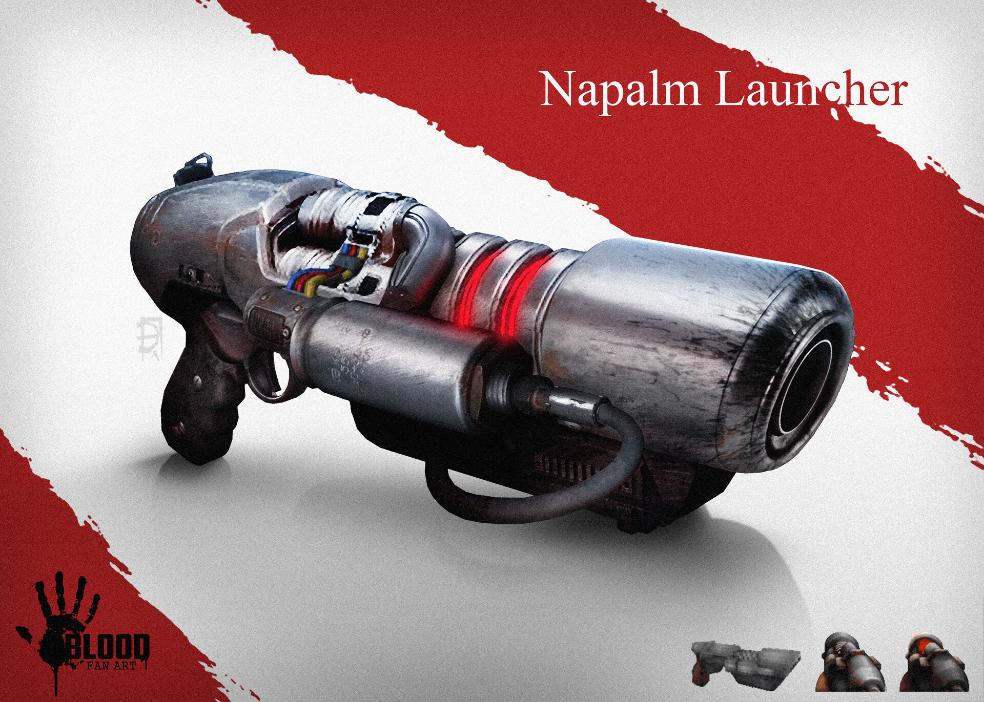 ArtStation - Napalm Launcher