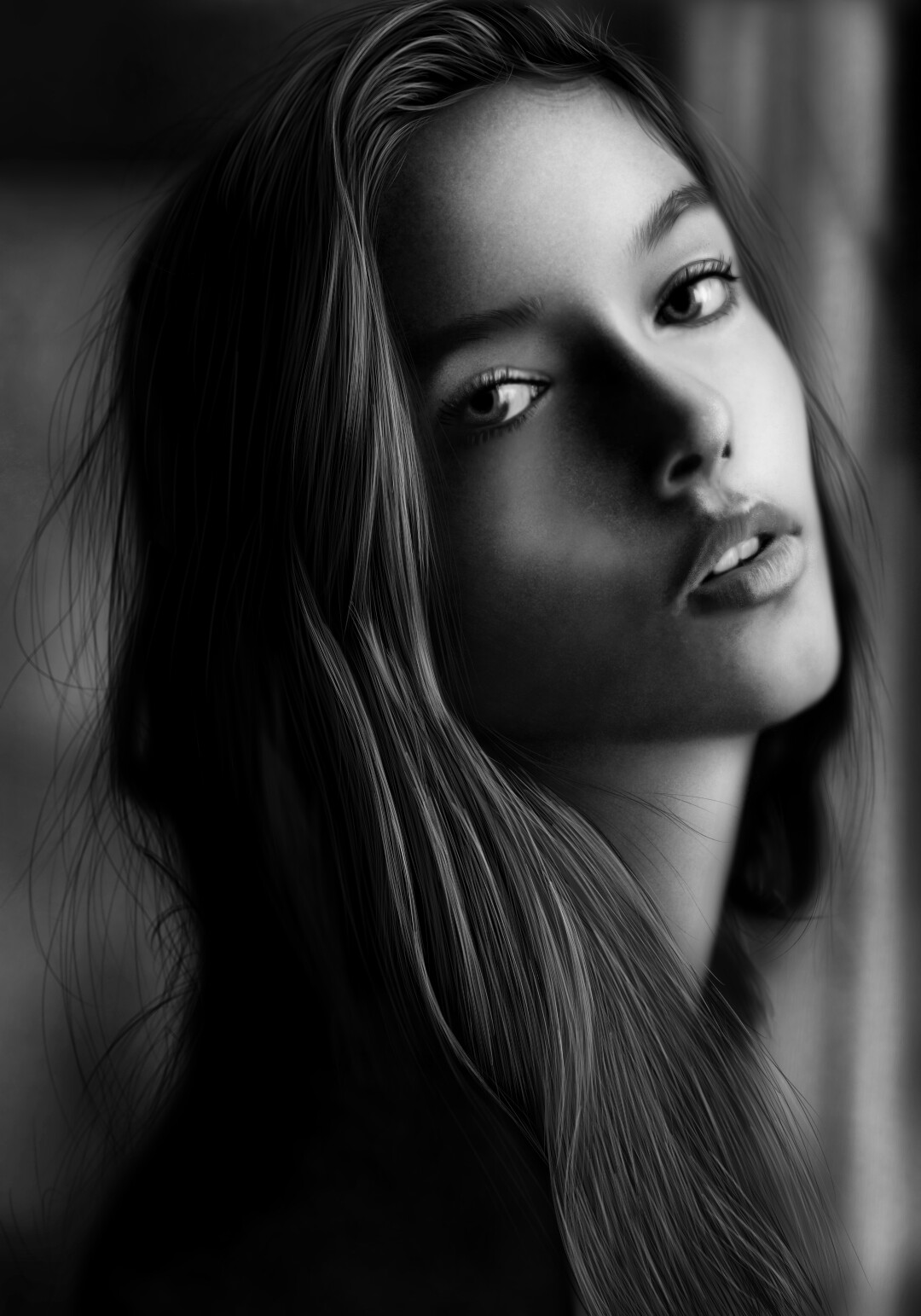 how to draw a portrait from reference