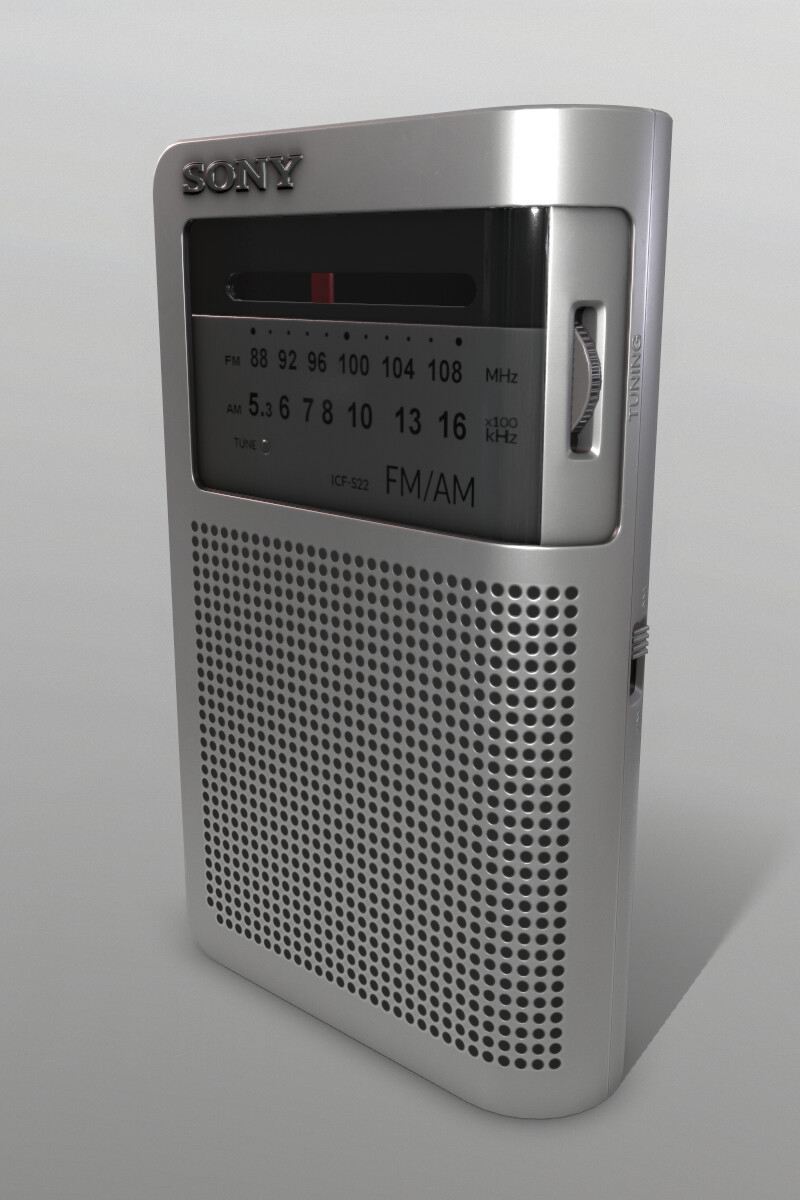 ArtStation - Sony Handheld Radio
