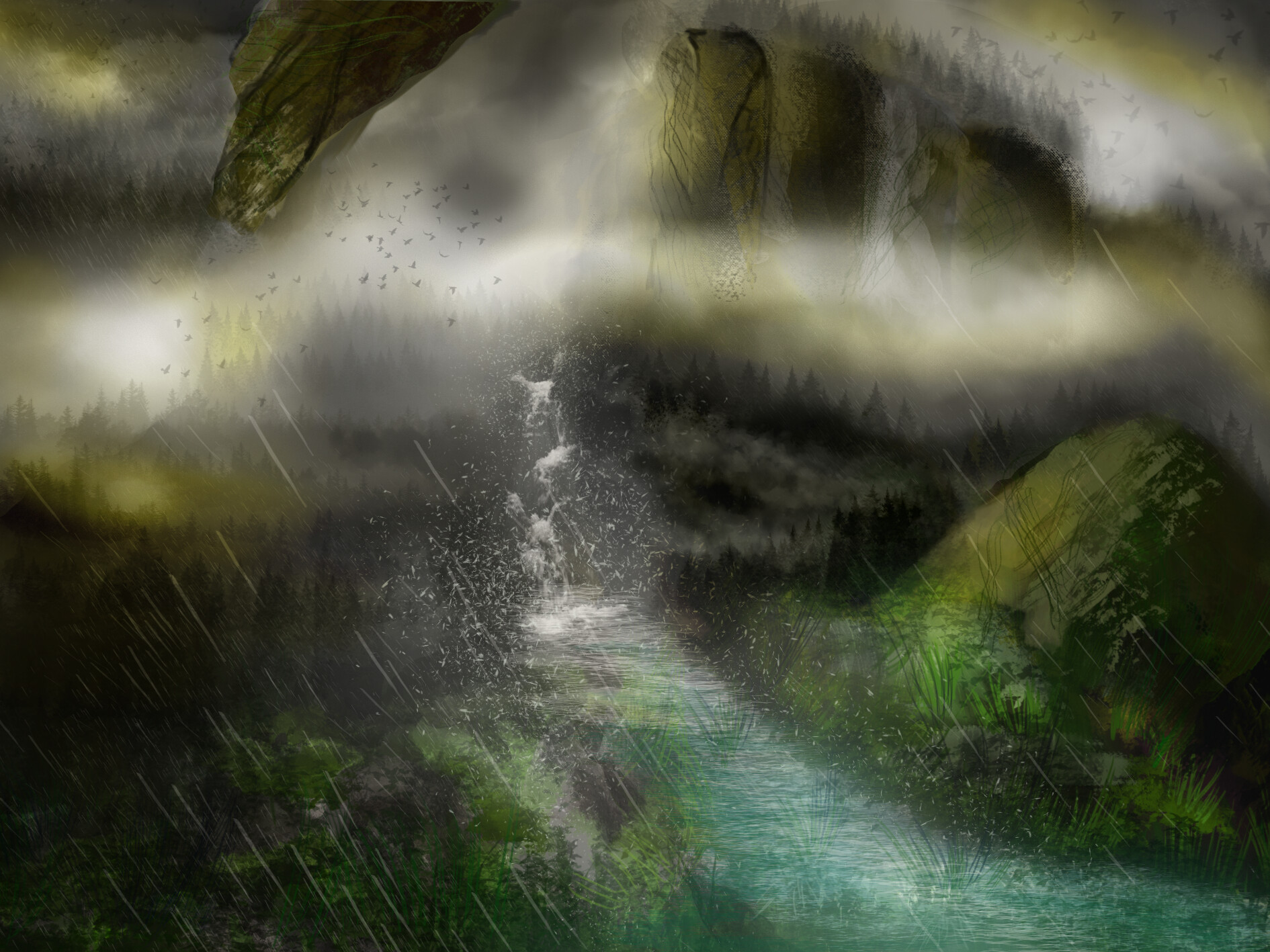 ArtStation - Boisterous Landscape