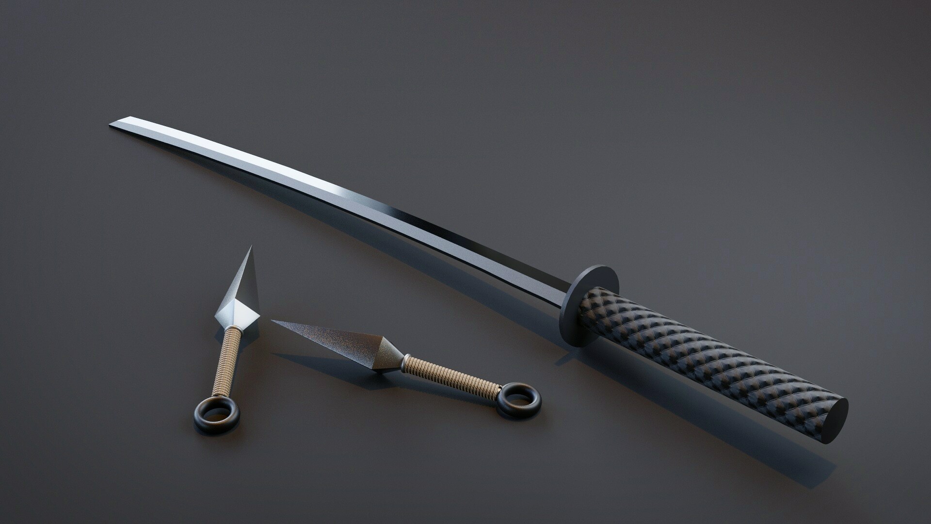 ArtStation - Sword and Kunai