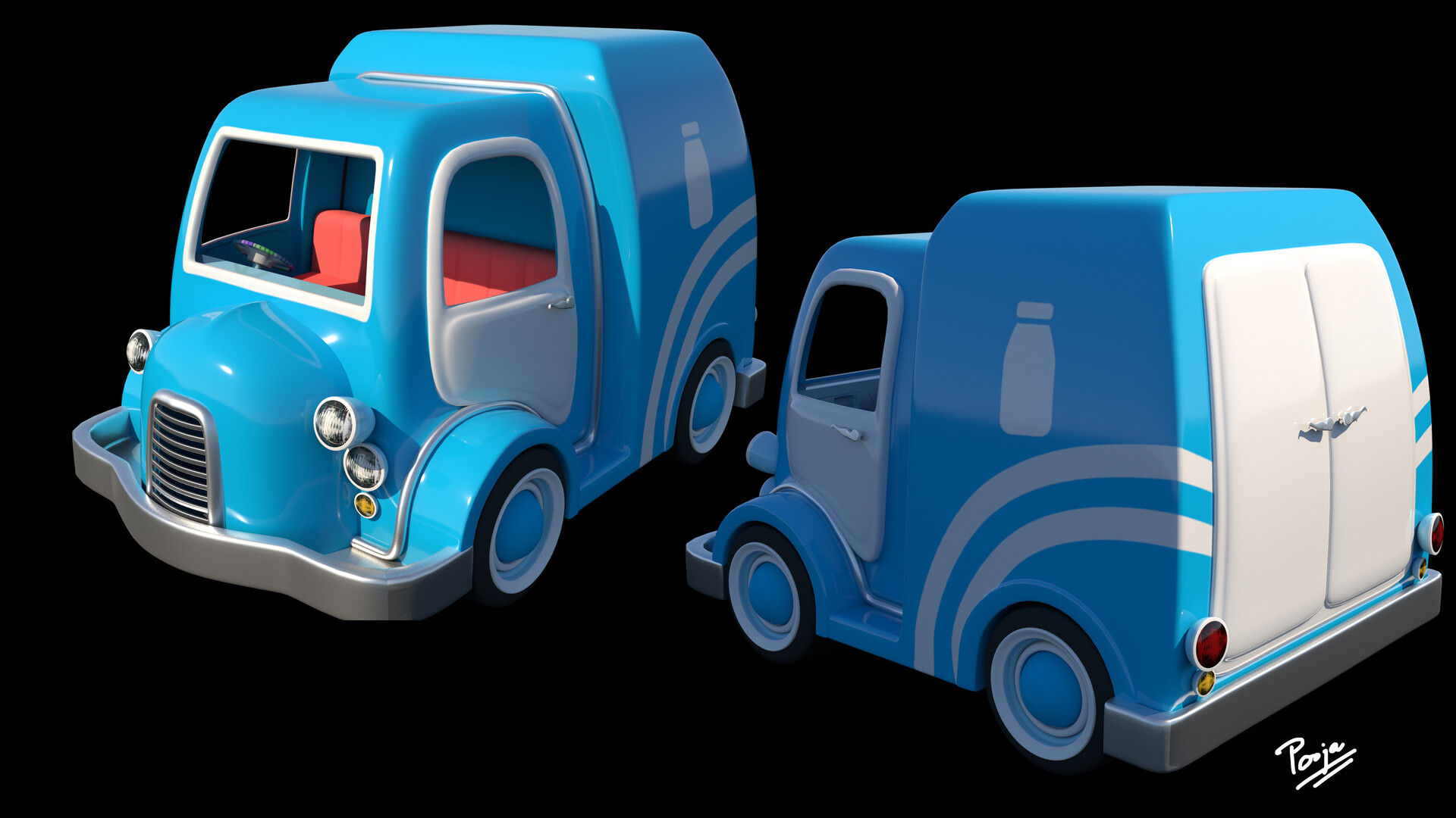 ArtStation - Milk Van