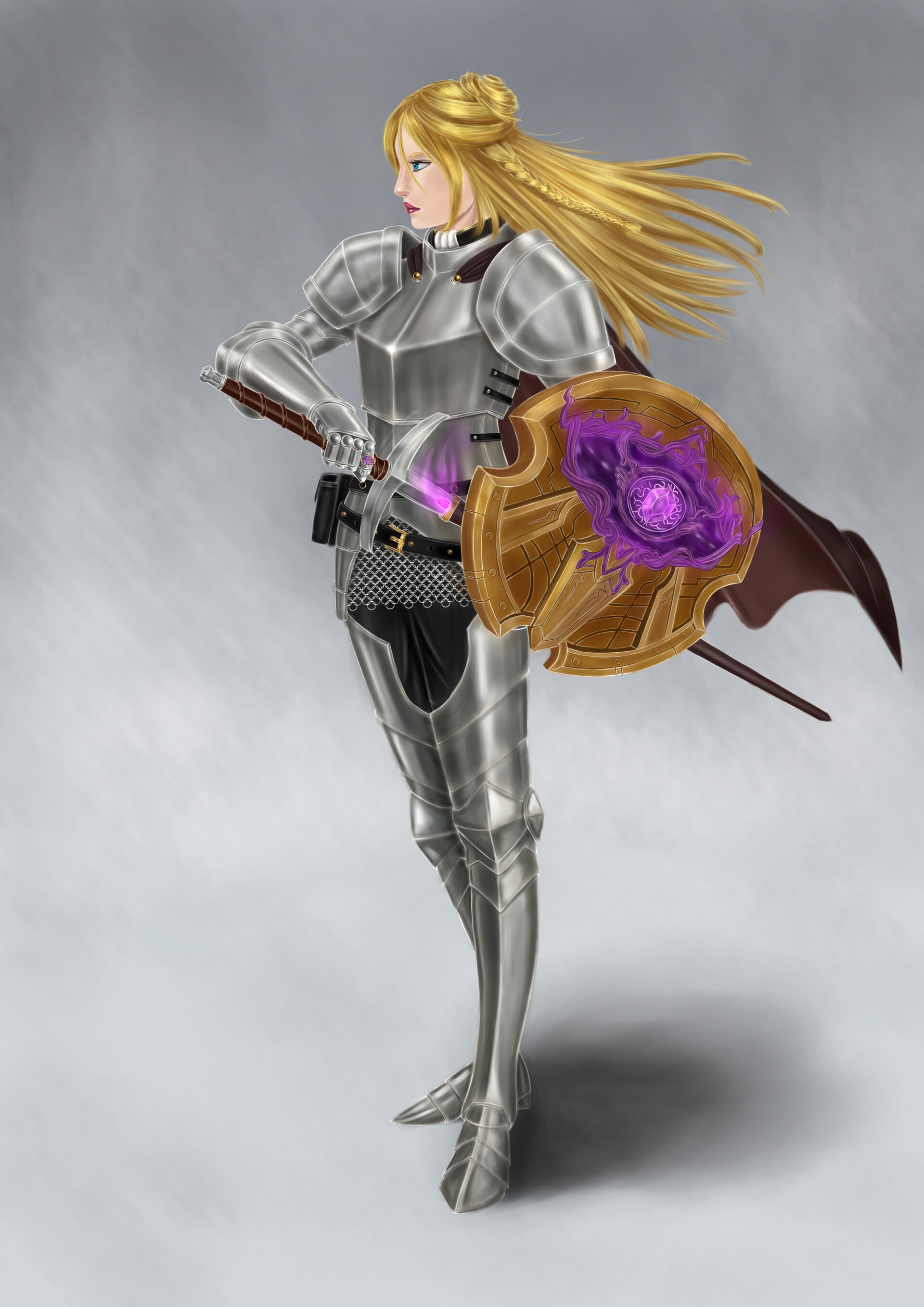 ArtStation - Human Hexblade Rachelle Villahr