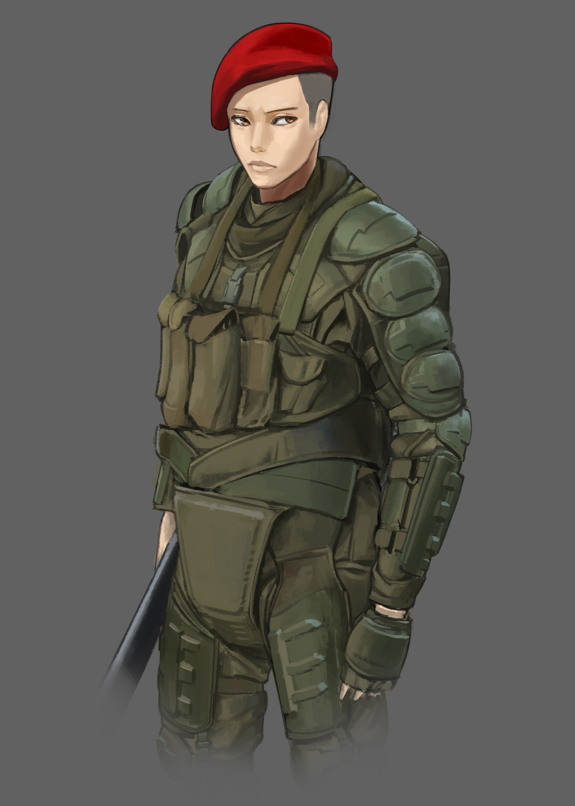 ArtStation - soldier practice