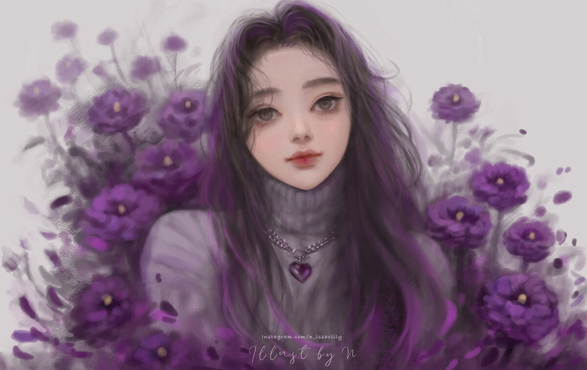 ArtStation - Violet Lady