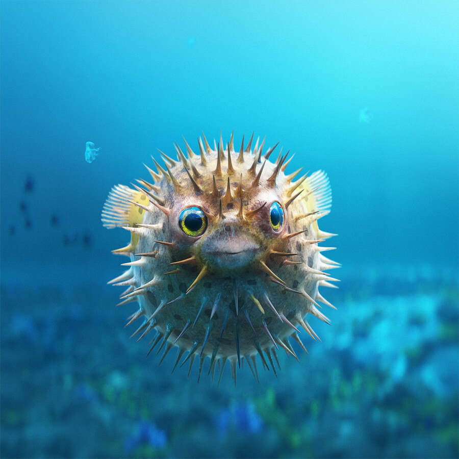 ArtStation - Diodon Holocanthus