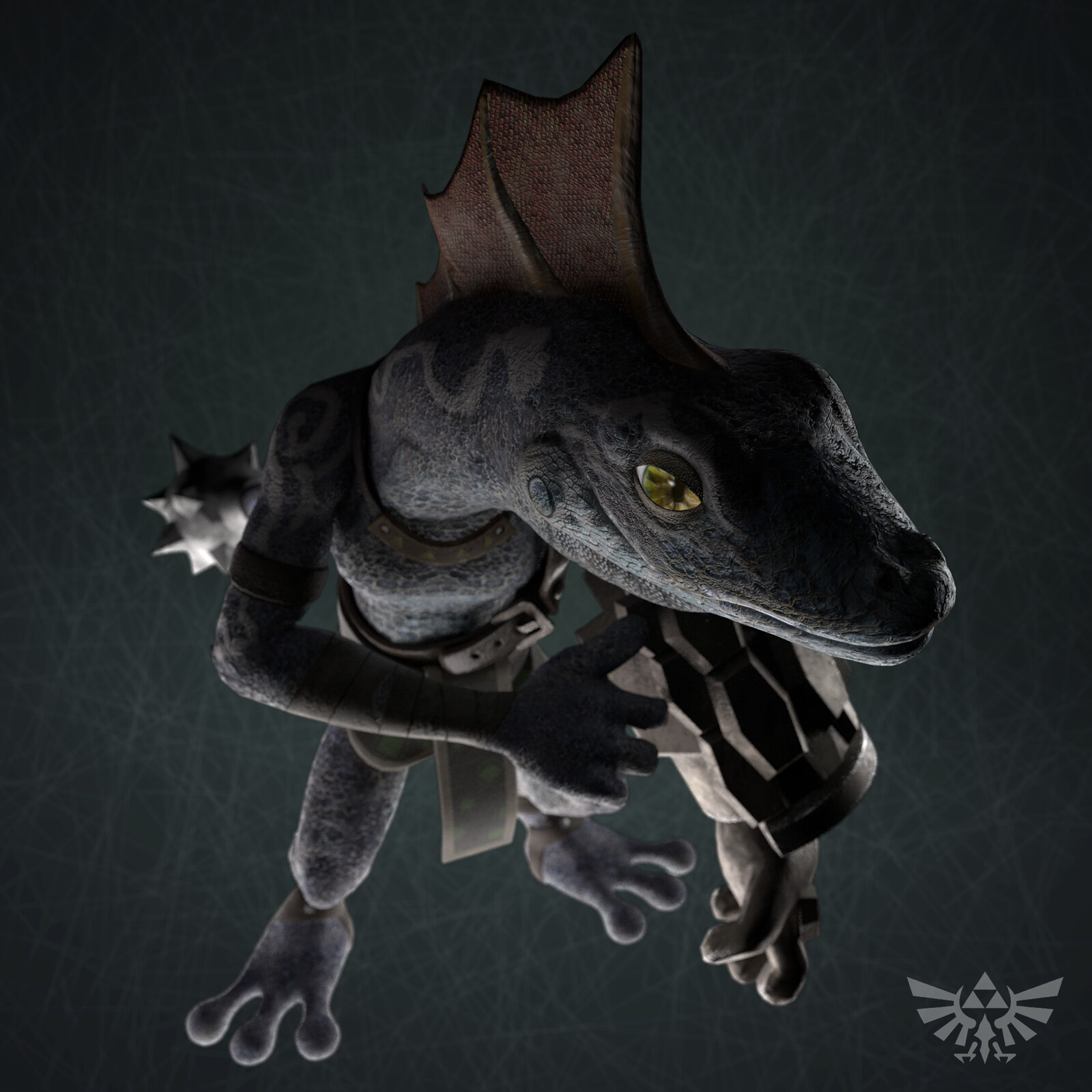 Nathaniel Silva - Lizalfo Skyward Sword (Zelda Fan Art)