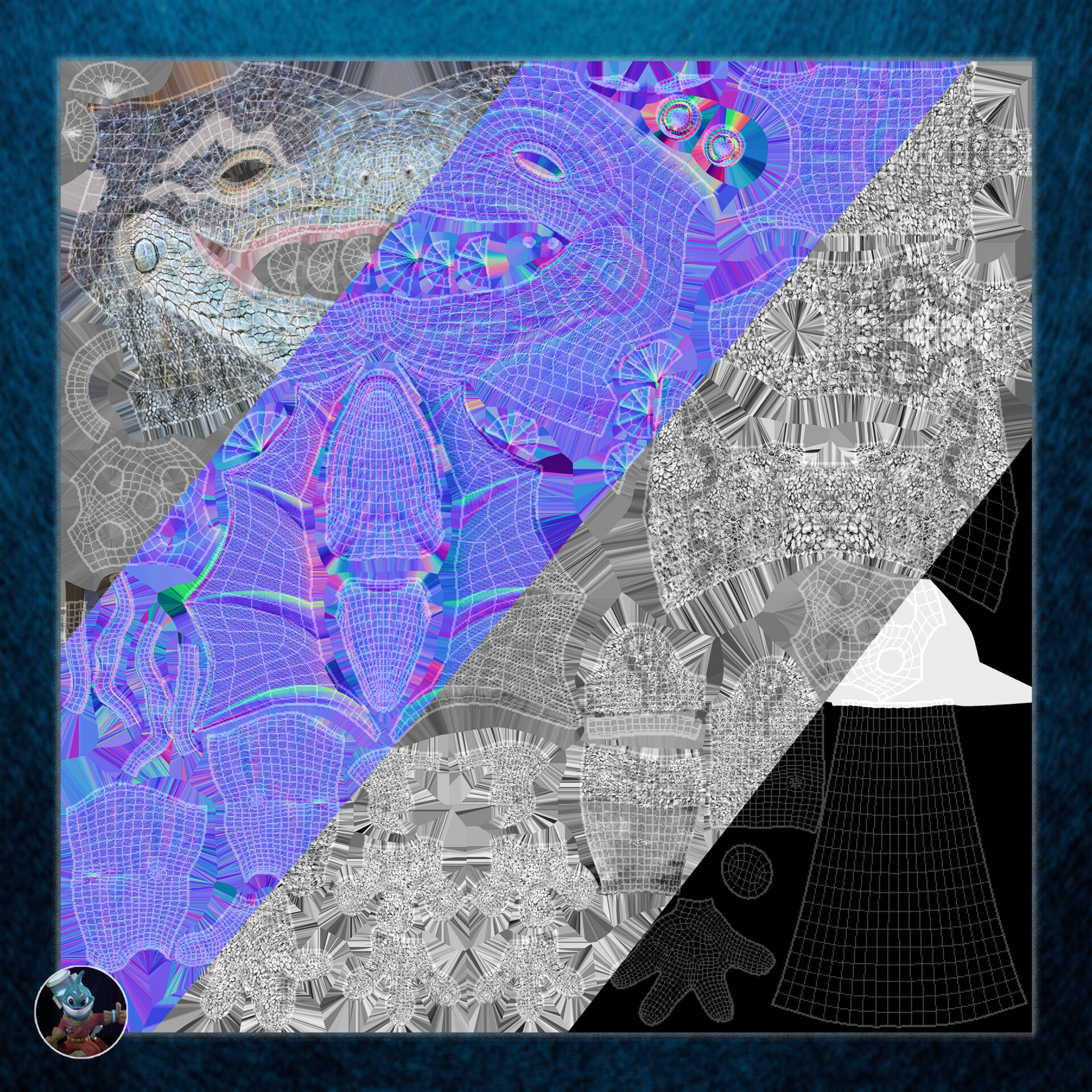 Nathaniel Silva - Lizalfo Skyward Sword (Zelda Fan Art)