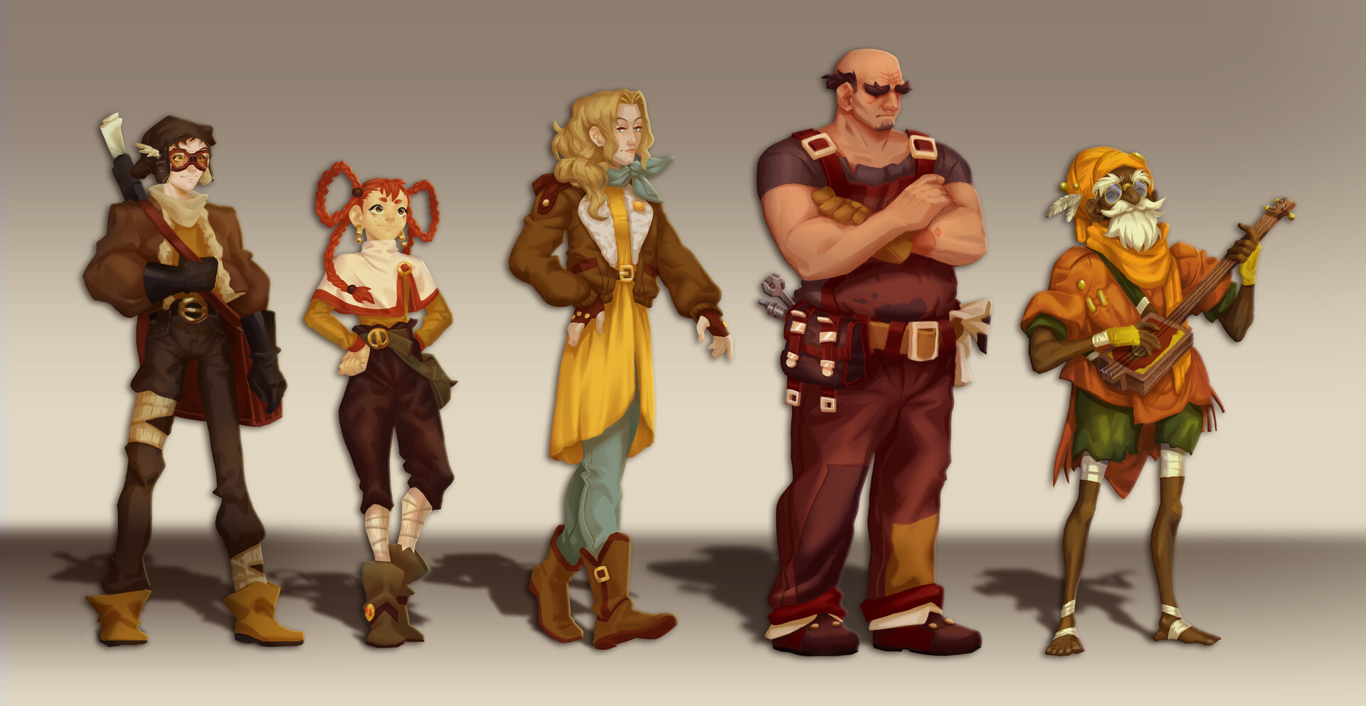 ArtStation - Sparrow's Flight: Characters