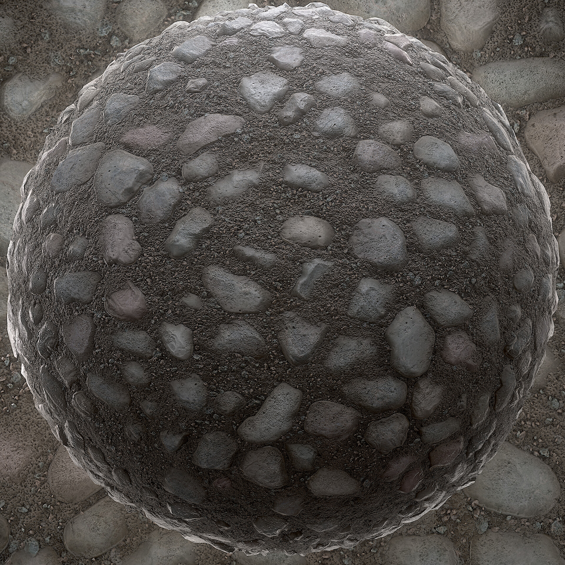 ArtStation - Ground Stones Material Study