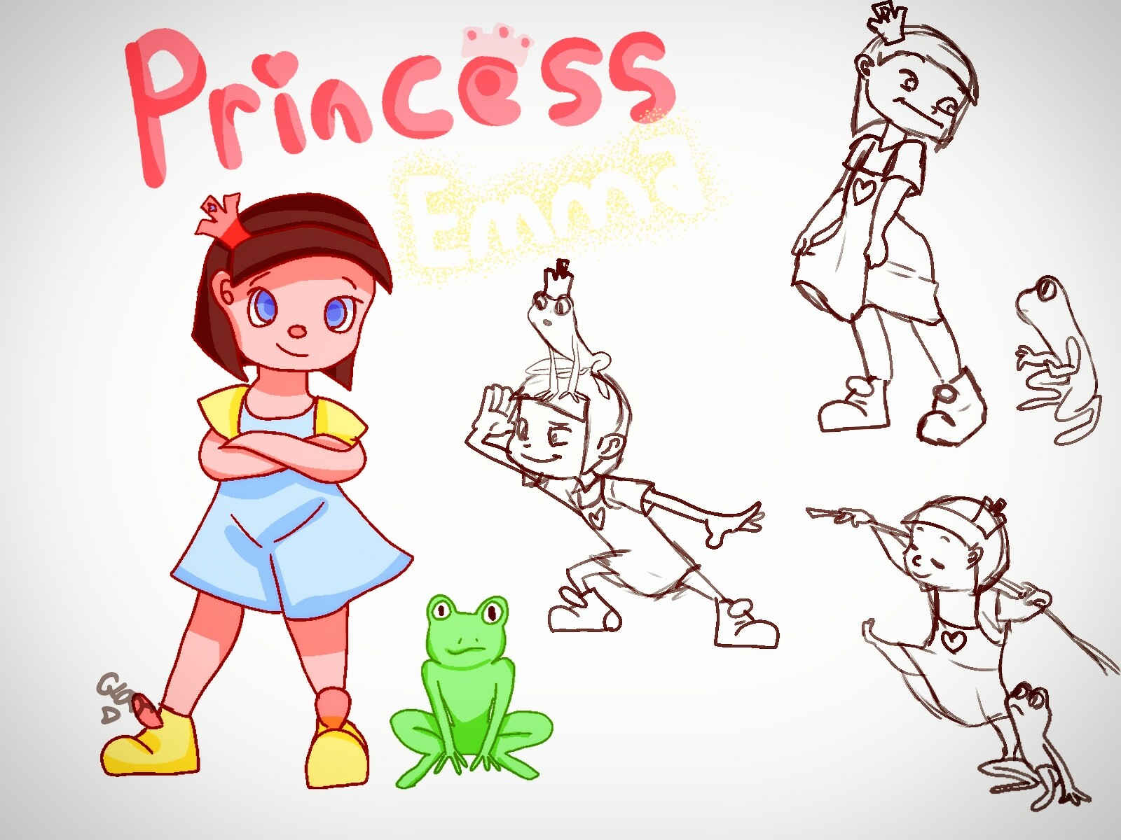 ArtStation - Character design: Princess Emma