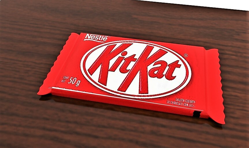 ArtStation - KITKAT CHOCOLATE 3D RENDER