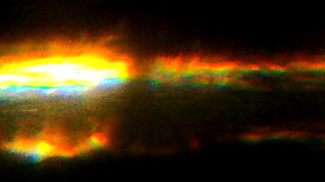 ArtStation - Fiery rainbows at night