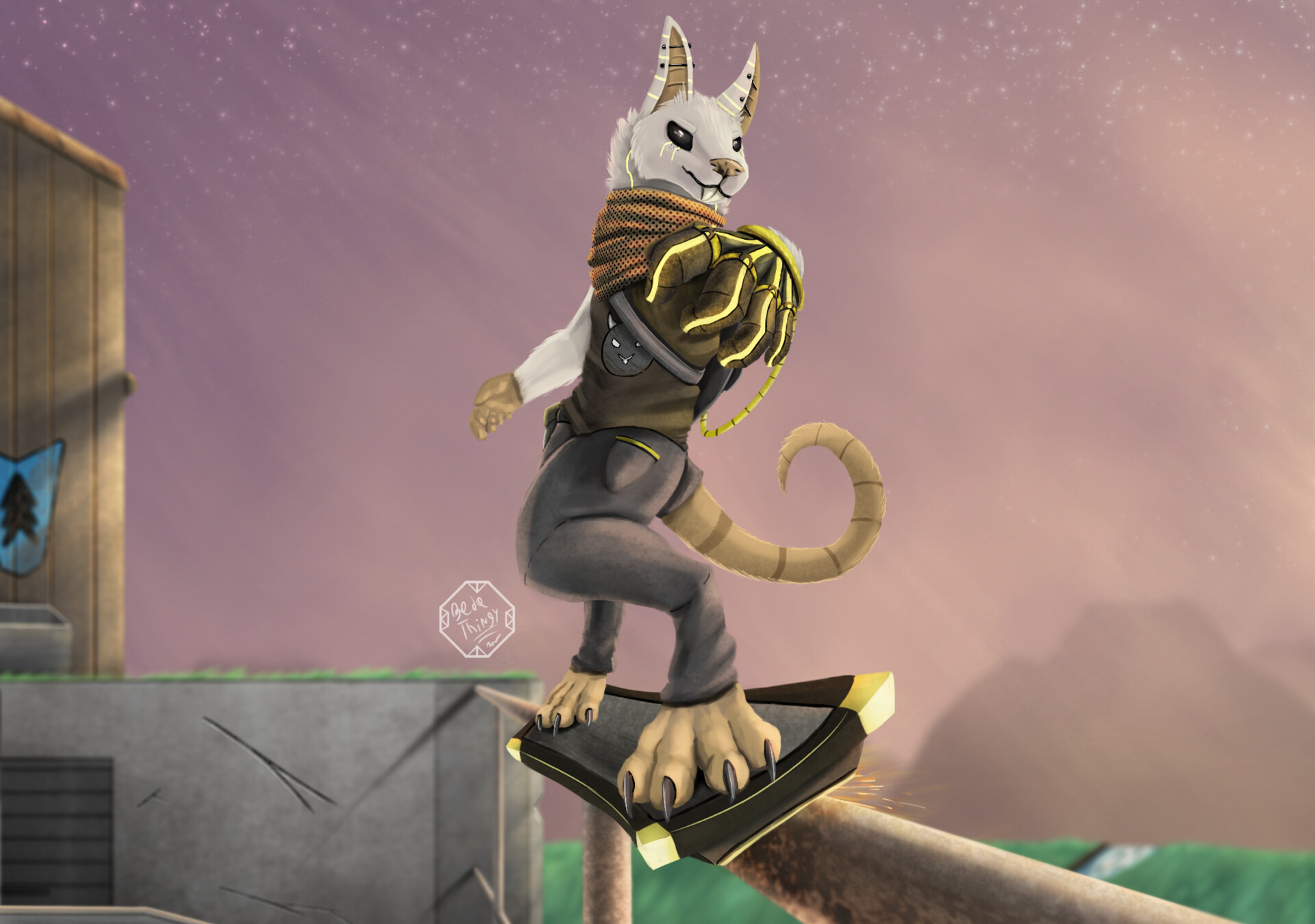 ArtStation - Skater Rat