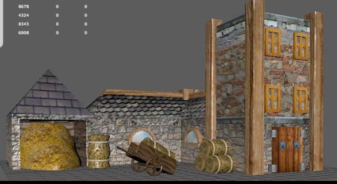 ArtStation - Medieval wheat farm