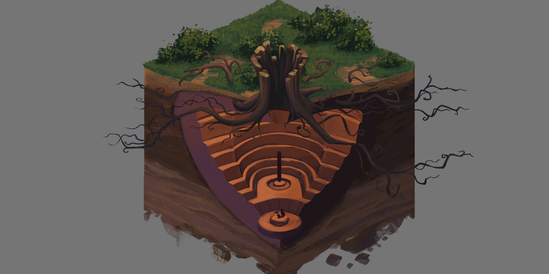 Dominic Littler - Ice Age Scratazon Temple Concepts