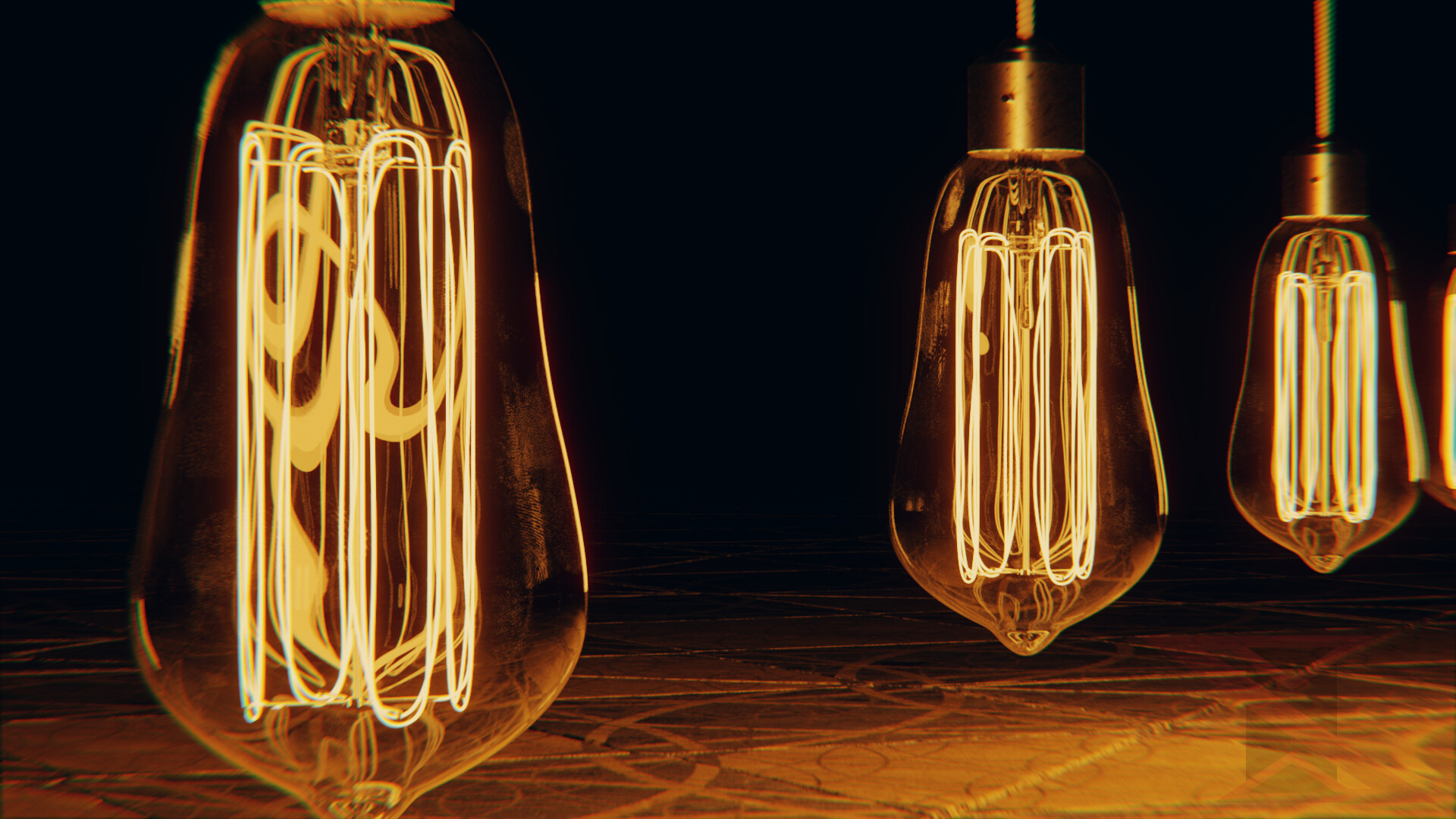 ArtStation - Dirty light bulbs