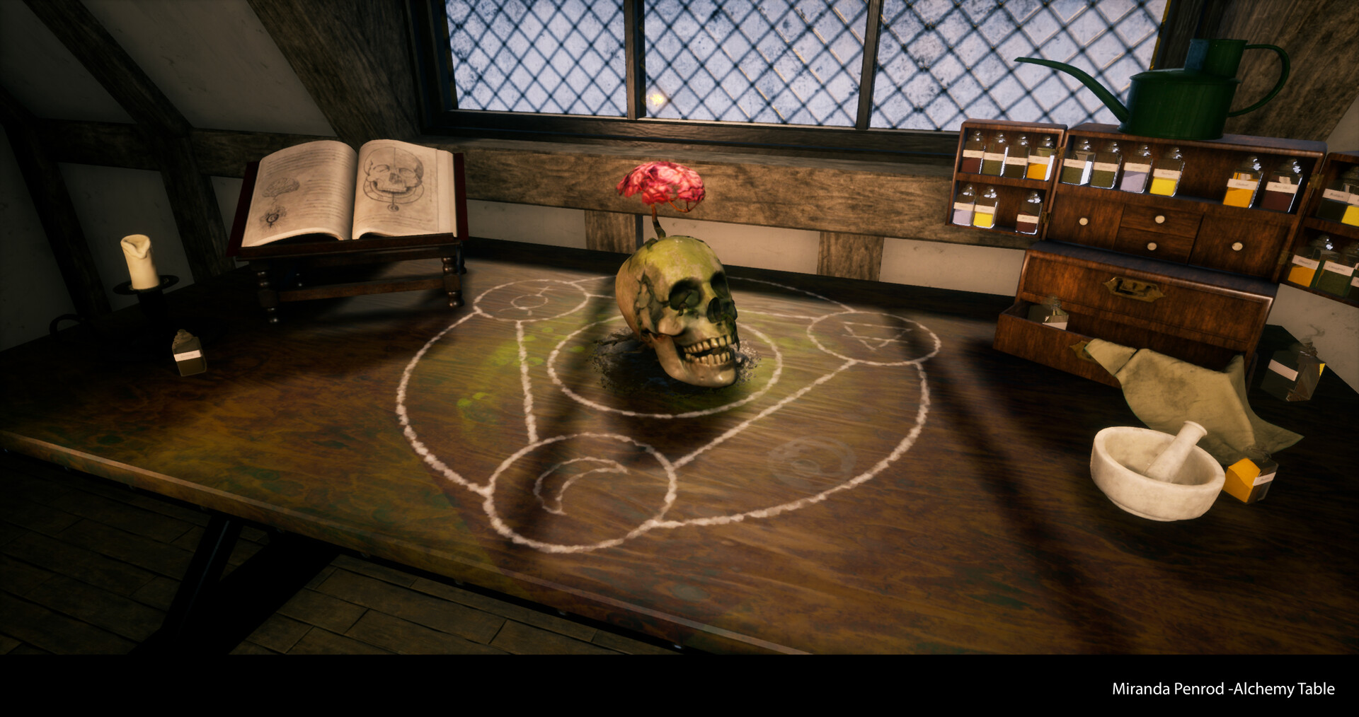 ArtStation - Alchemy Table