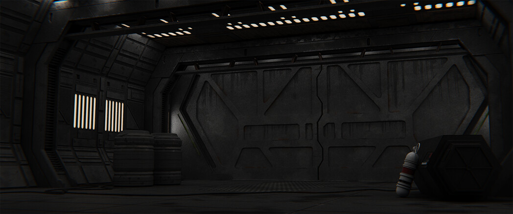 ArtStation - Star Wars interior scene