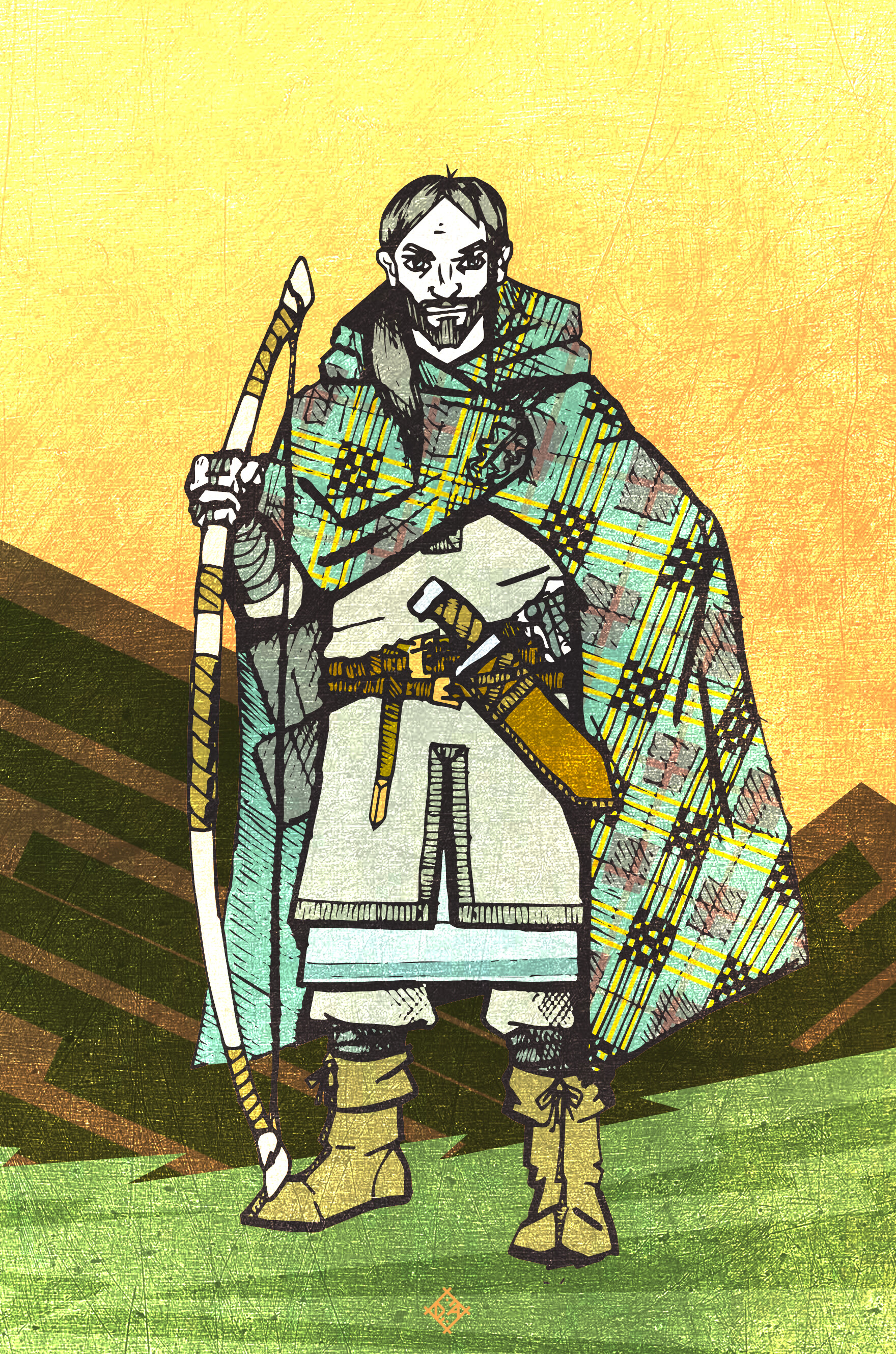 ArtStation - Godi, jaeger of Duke Tarhog (DnD character, ranger)