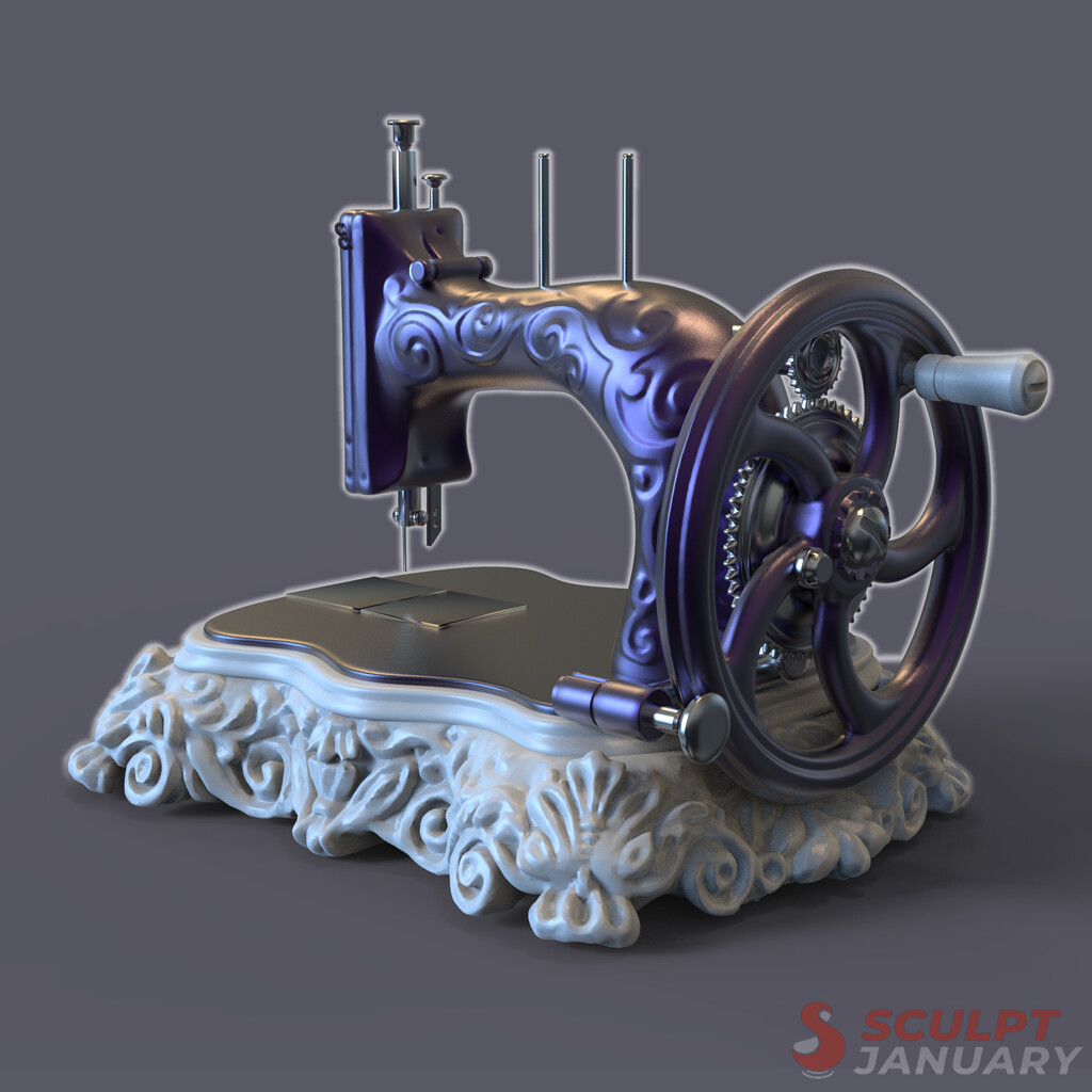 ArtStation - Sculpt January 2020: day 02 "MACHINE"