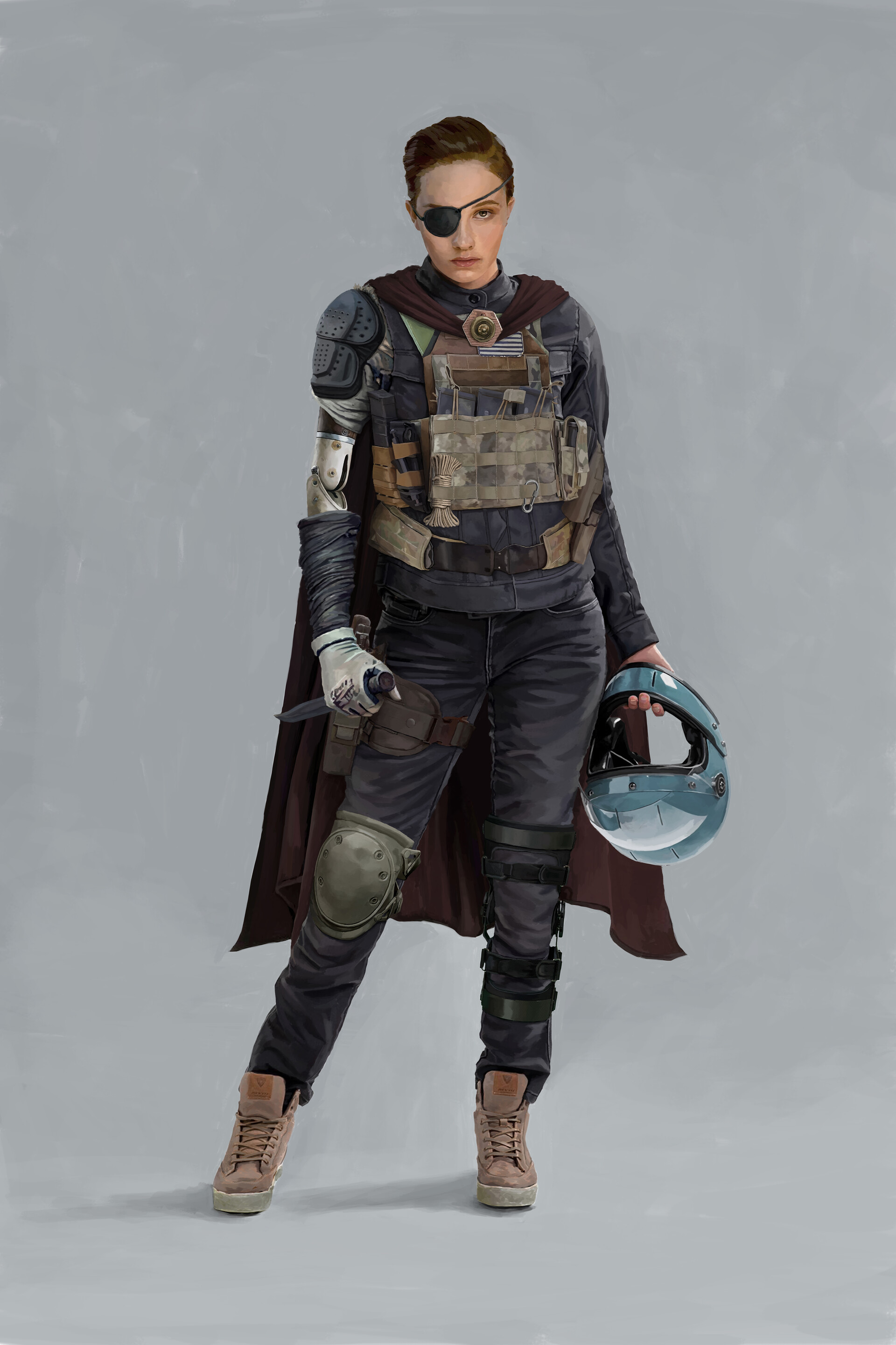 ArtStation - Post Apocalyptic Biker #2