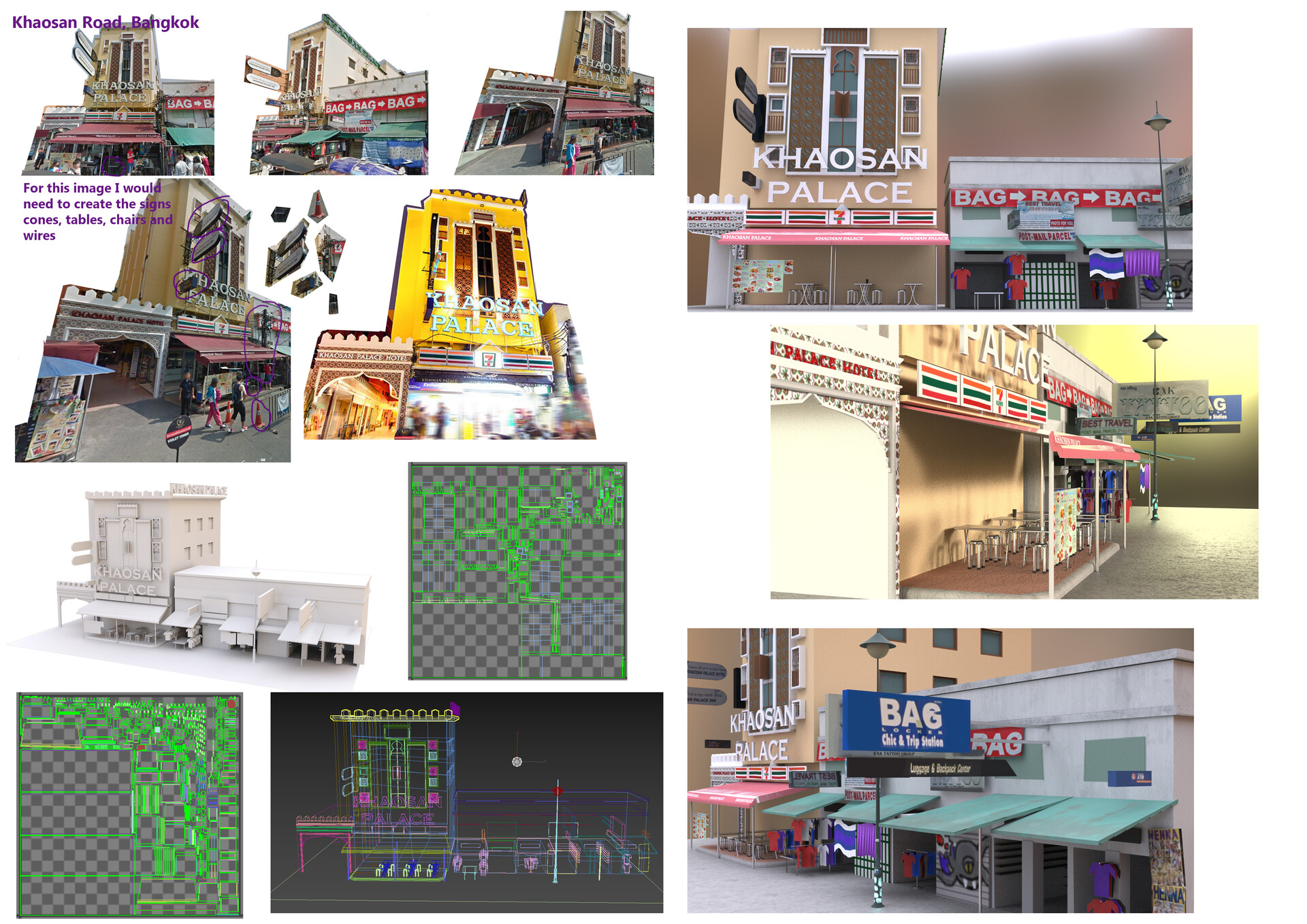 ArtStation - Street Scene