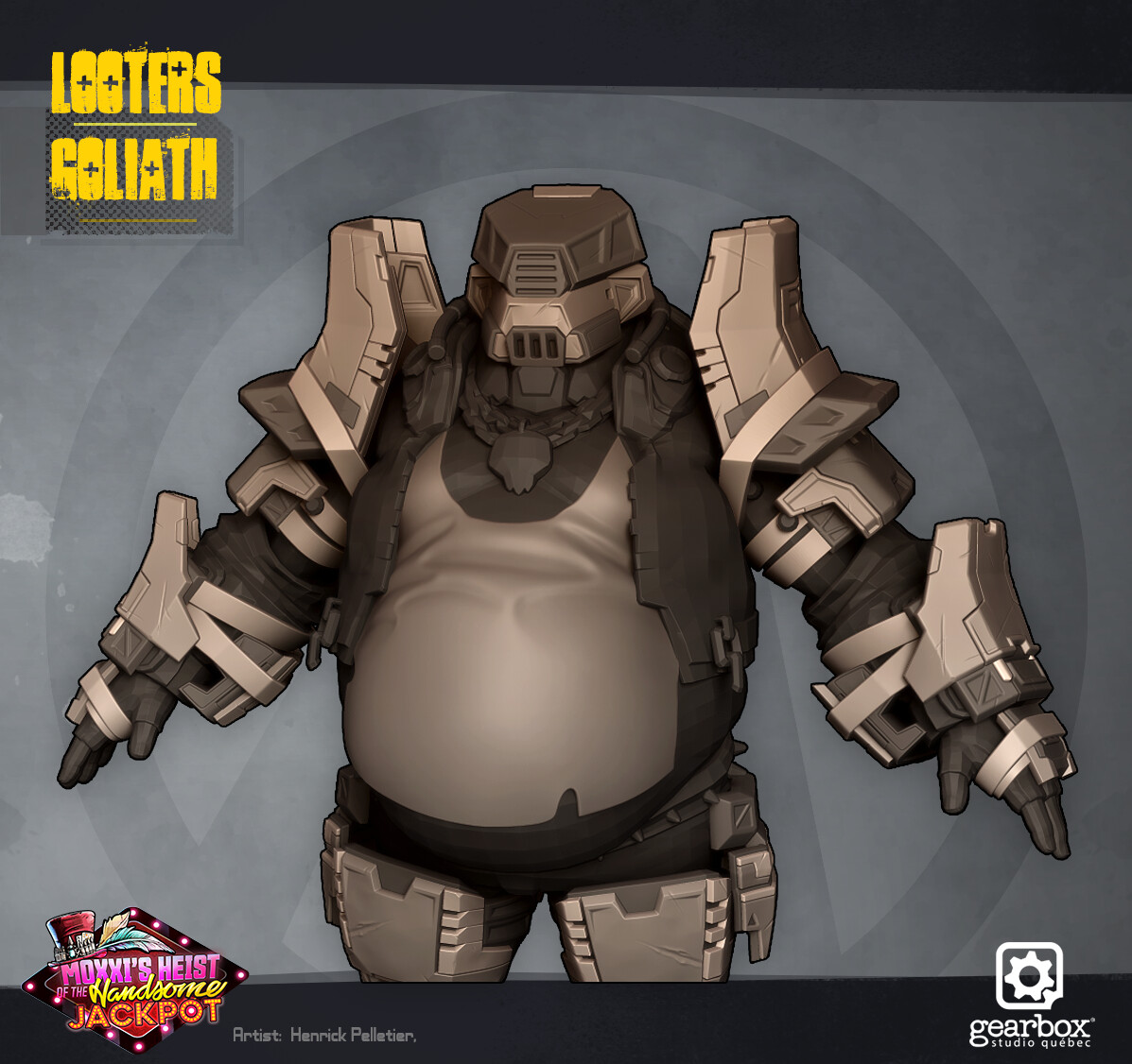 Henrick R Pelletier - Borderlands 3: Moxxi's Heist of the Handsome Jackpot - Looter Goliath