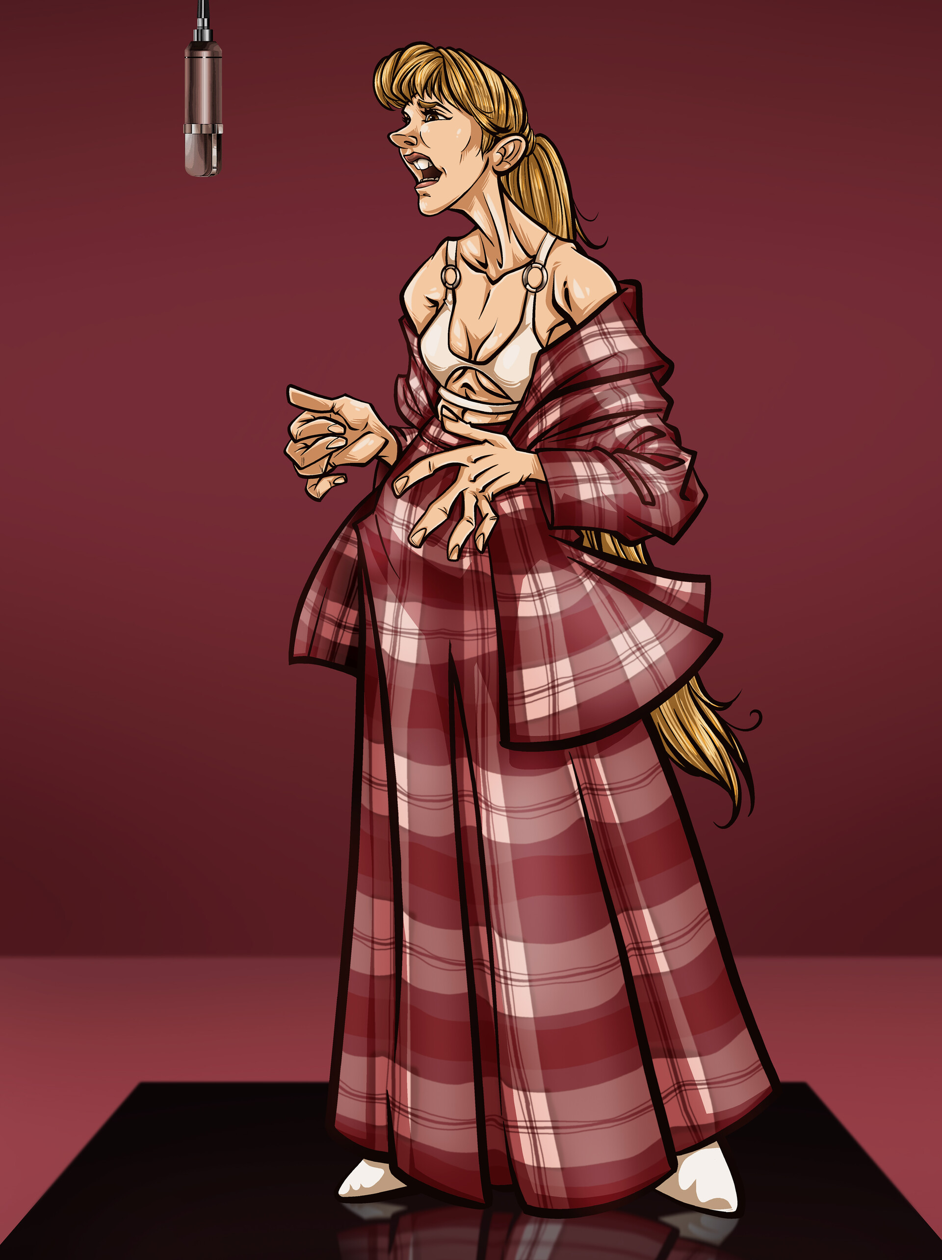 ArtStation - Fan art of the singer Angèle