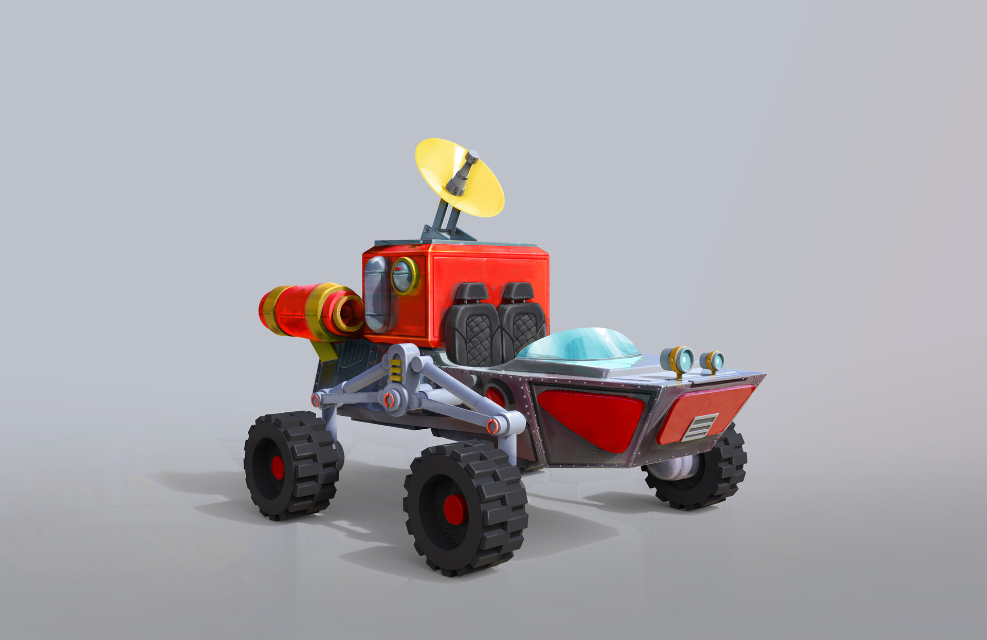 ArtStation - moon rover