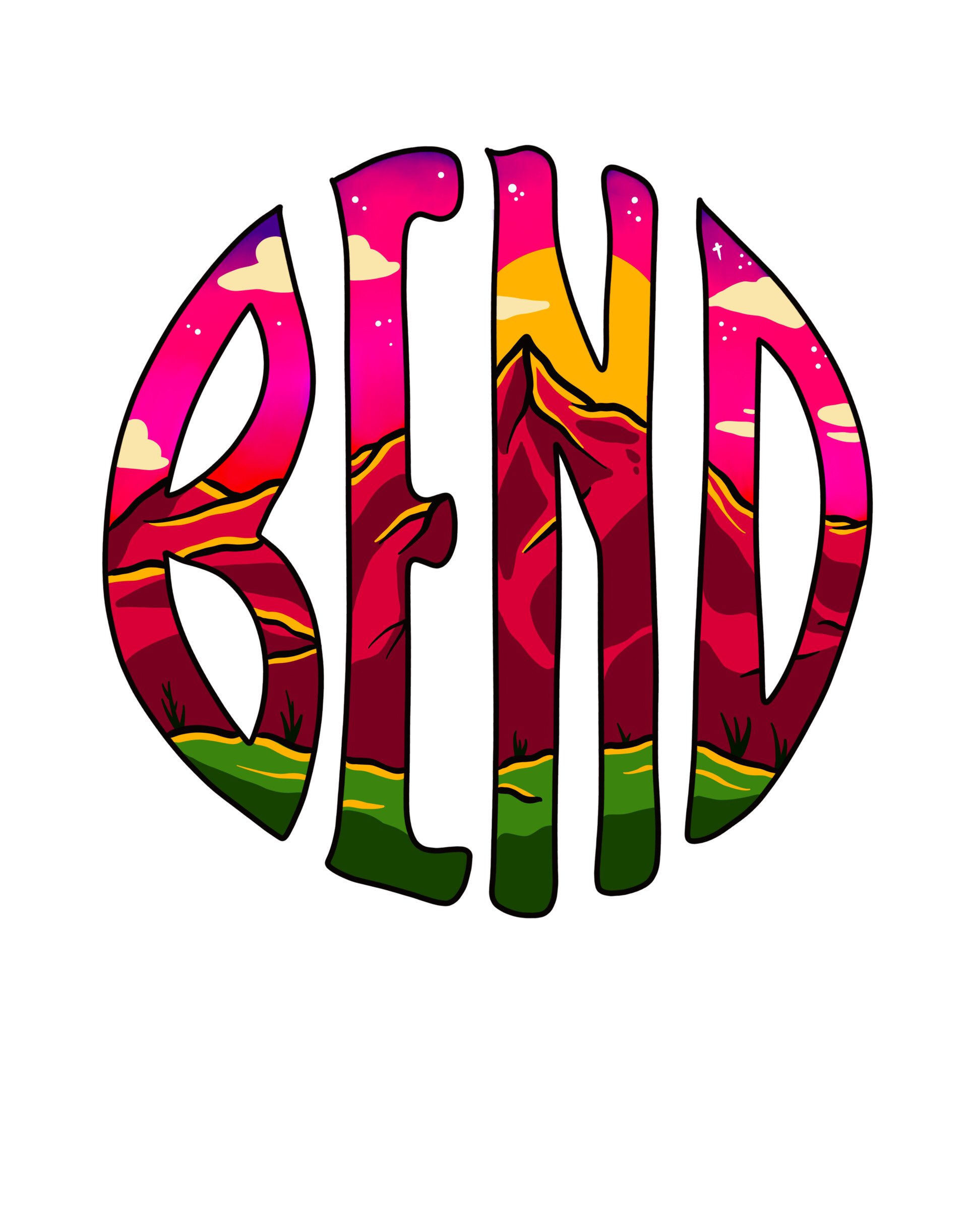 ArtStation - Bend Oregon - Vinyl Design