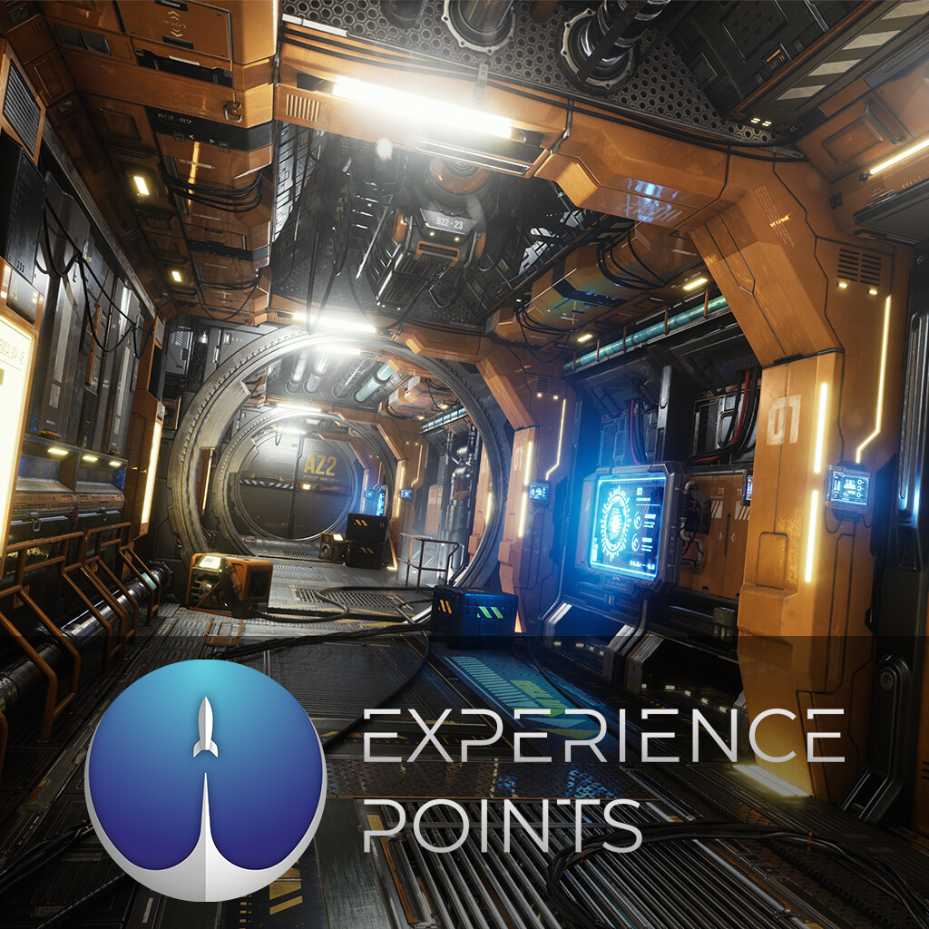 ArtStation - HIGH VOLTAGE UE4 MODULAR SCENE | EXPERIENCE POINTS BREAKDOWN