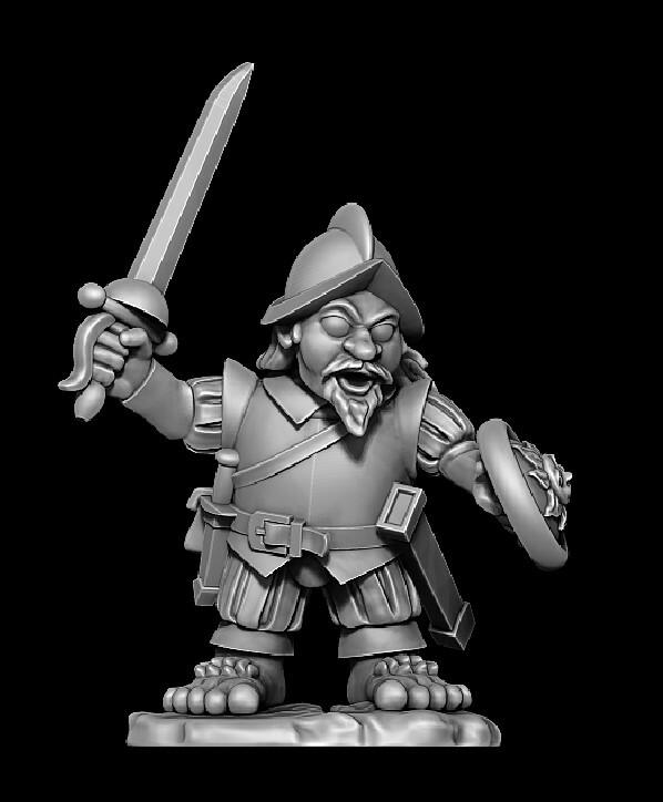 ArtStation - Halfling Treasure Hunter