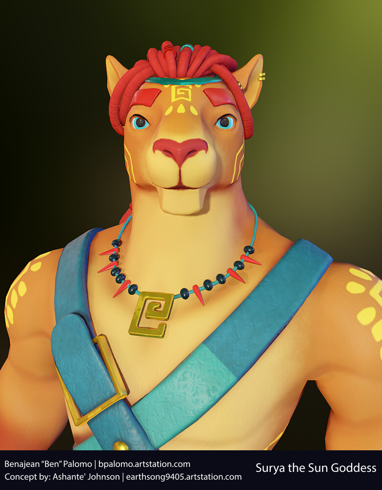 Benajean "Ben" Palomo - Collab Project - Surya character