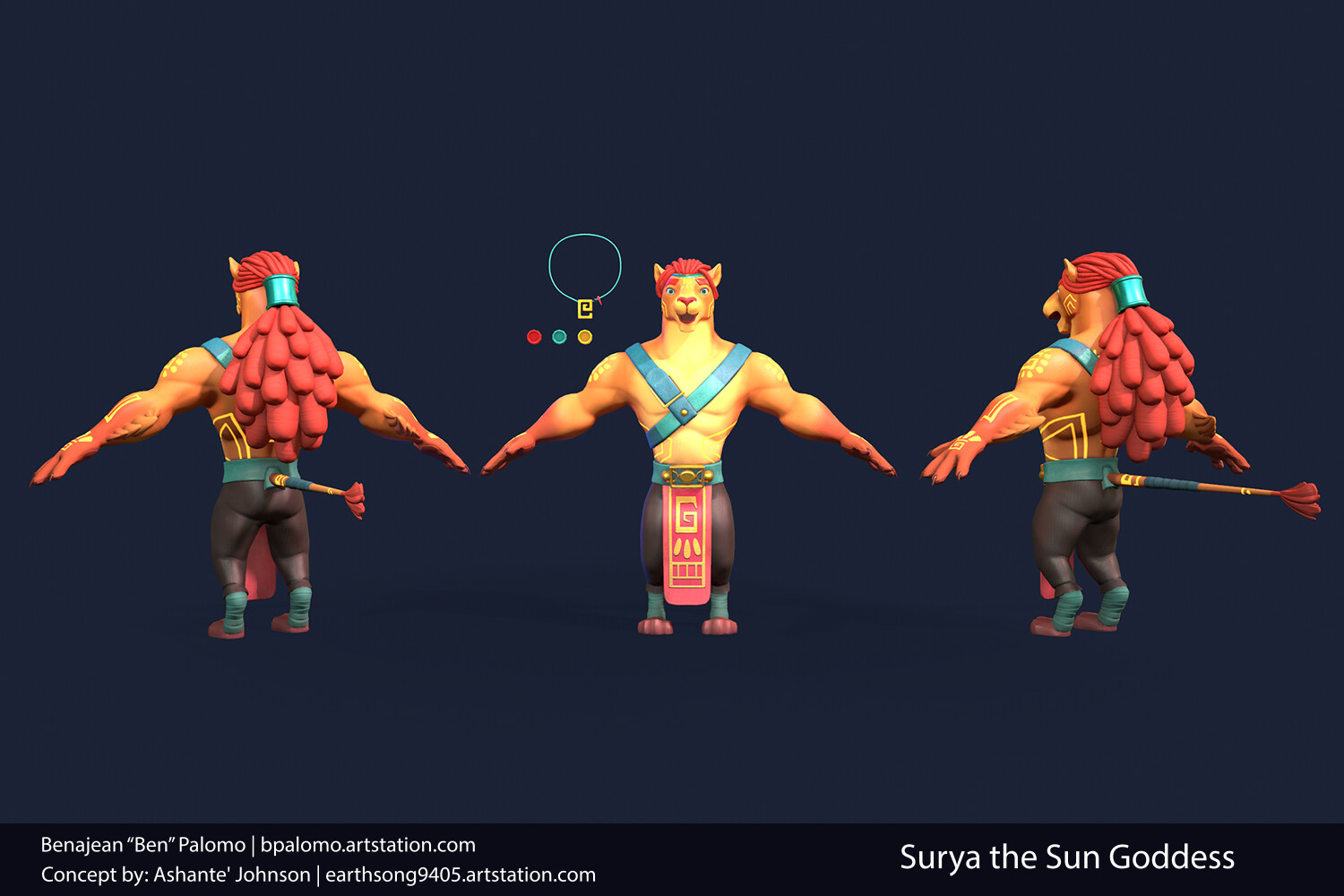 Benajean "Ben" Palomo - Collab Project - Surya character