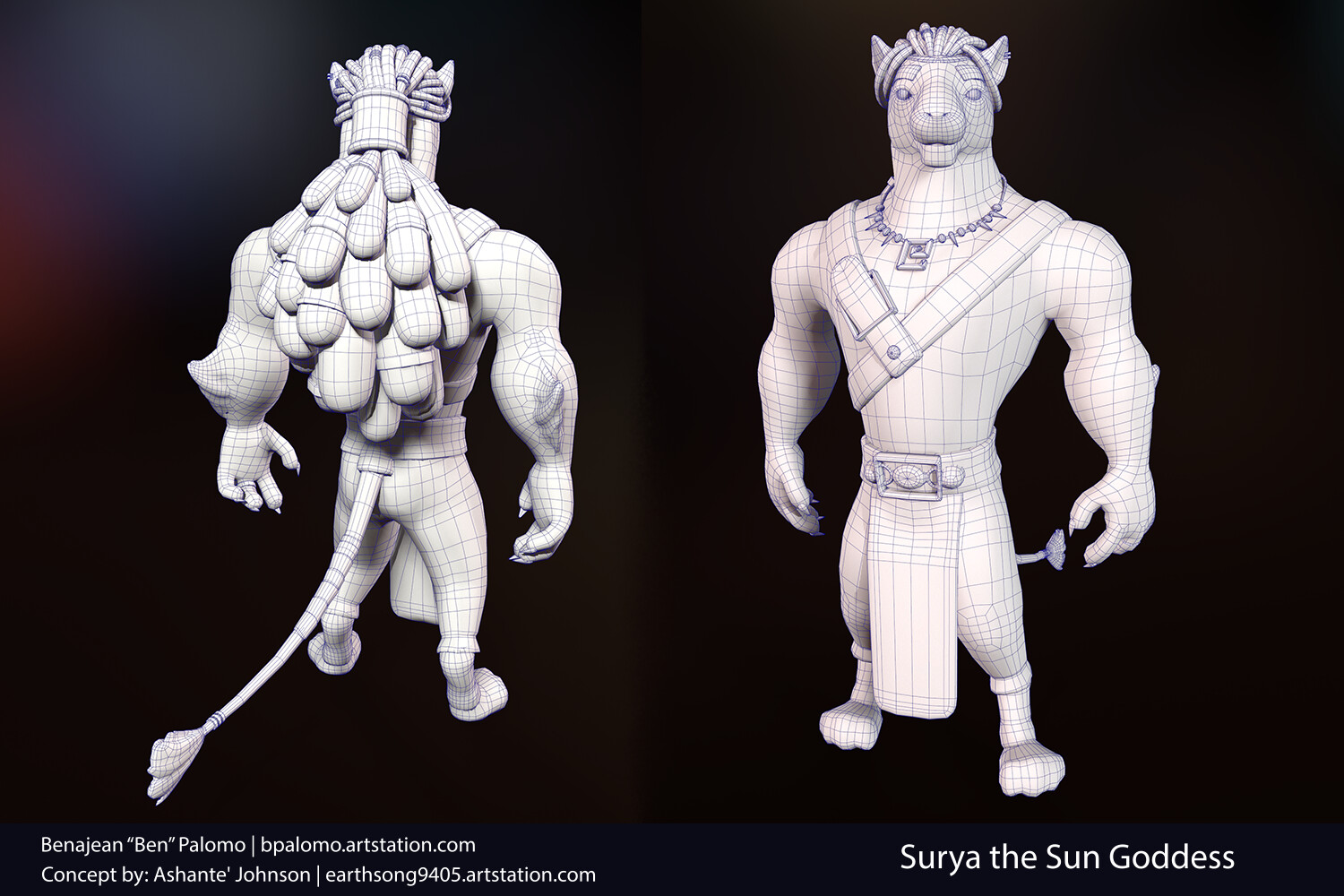 Benajean "Ben" Palomo - Collab Project - Surya character